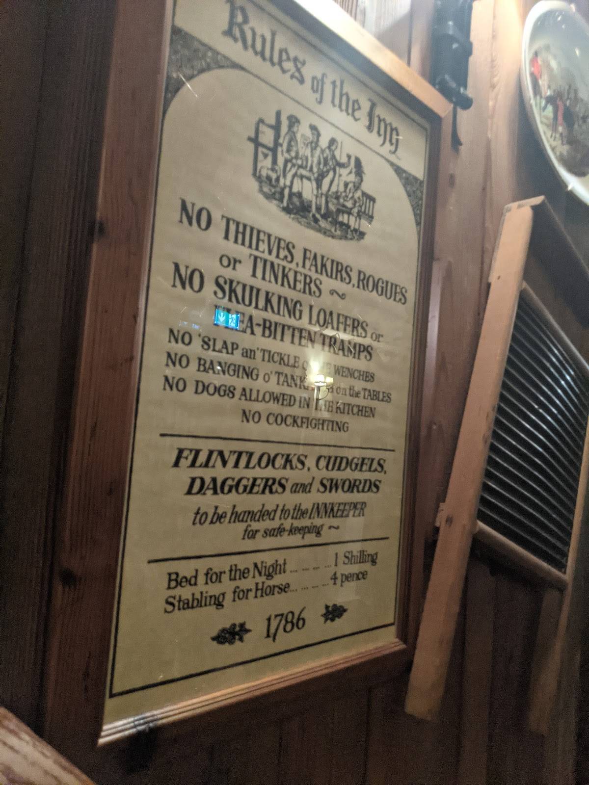 Menu at The Angel Inn pub & bar, Glynneath
