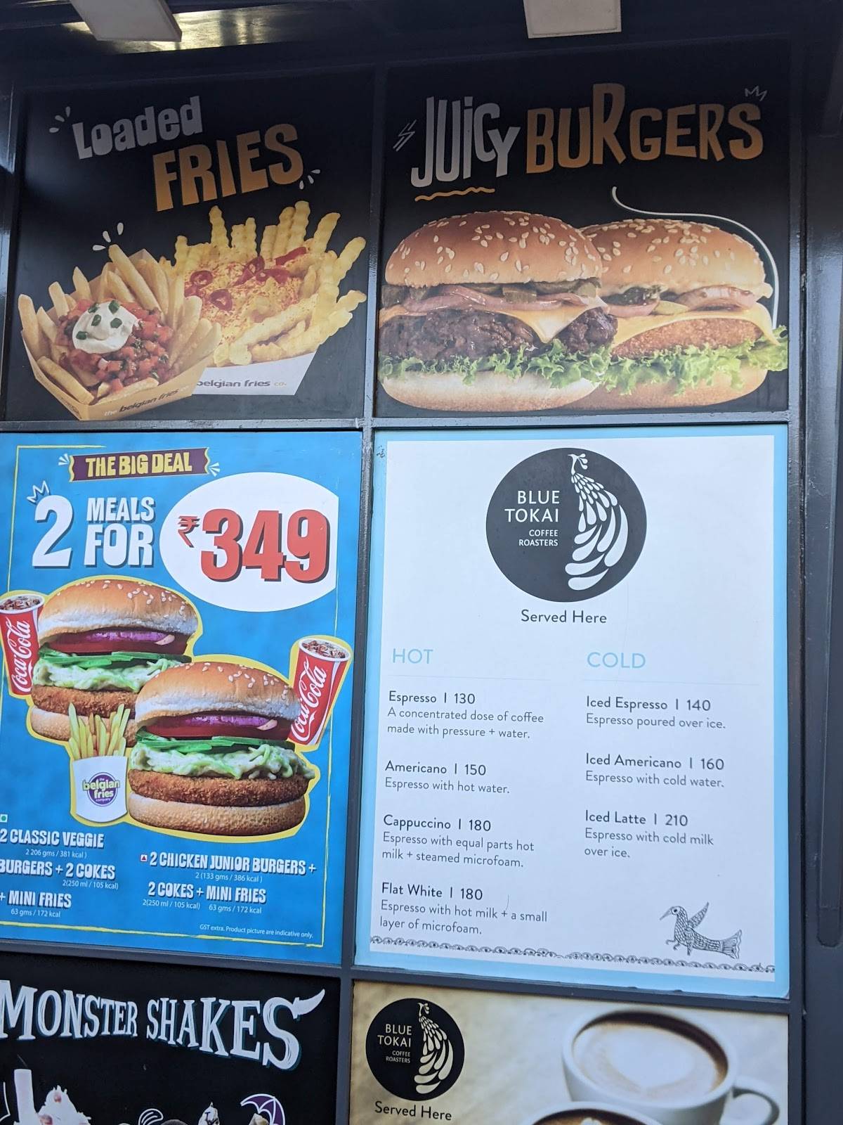 Menu at The Belgian Fries Co, Bengaluru
