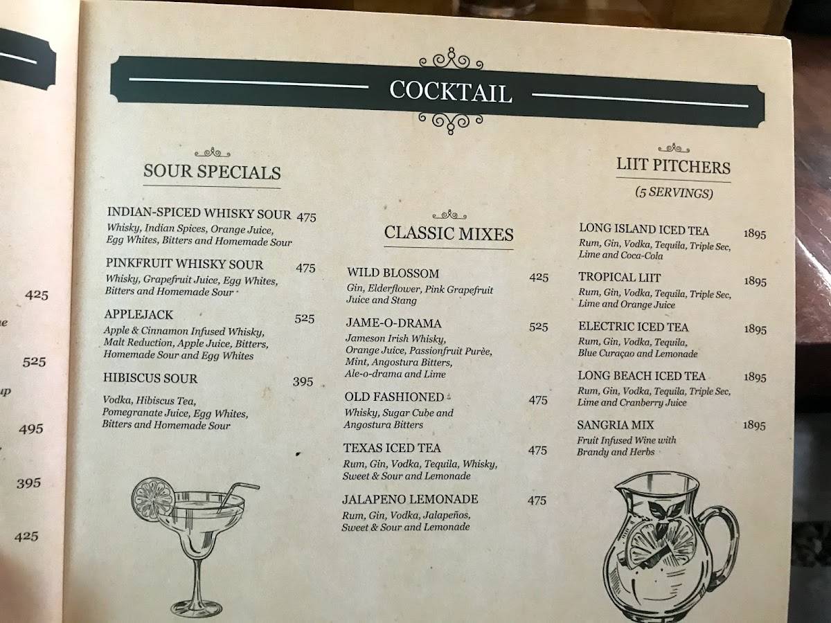 Menu at The Bier Library Brewery & Kitchen, Koramangala, Bengaluru