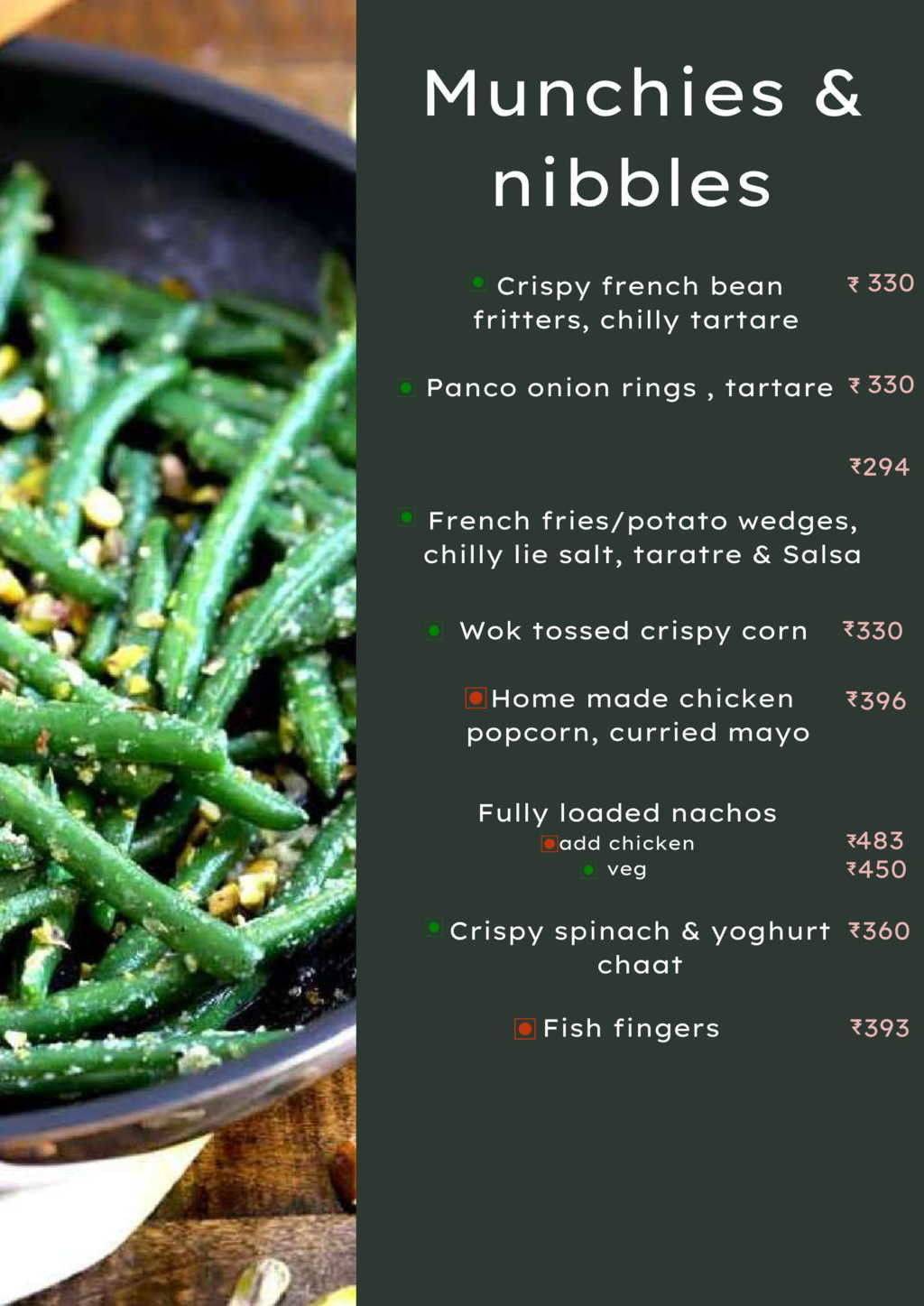 Menu at The Biker's Cafe - Classic ( Brewpub), Gurugram