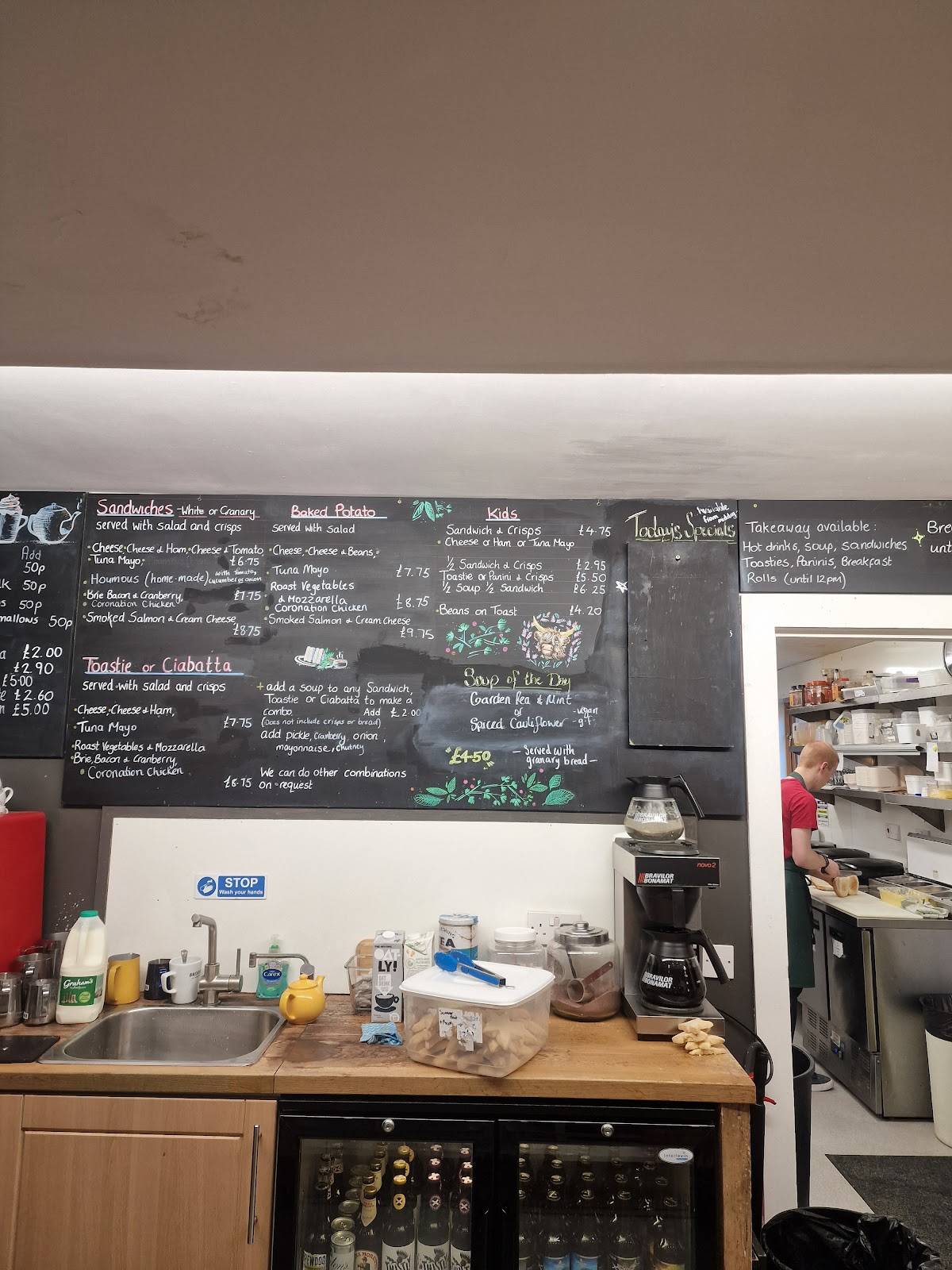 Carta del café The Bothy Braemar, Braemar, Invercauld Rd