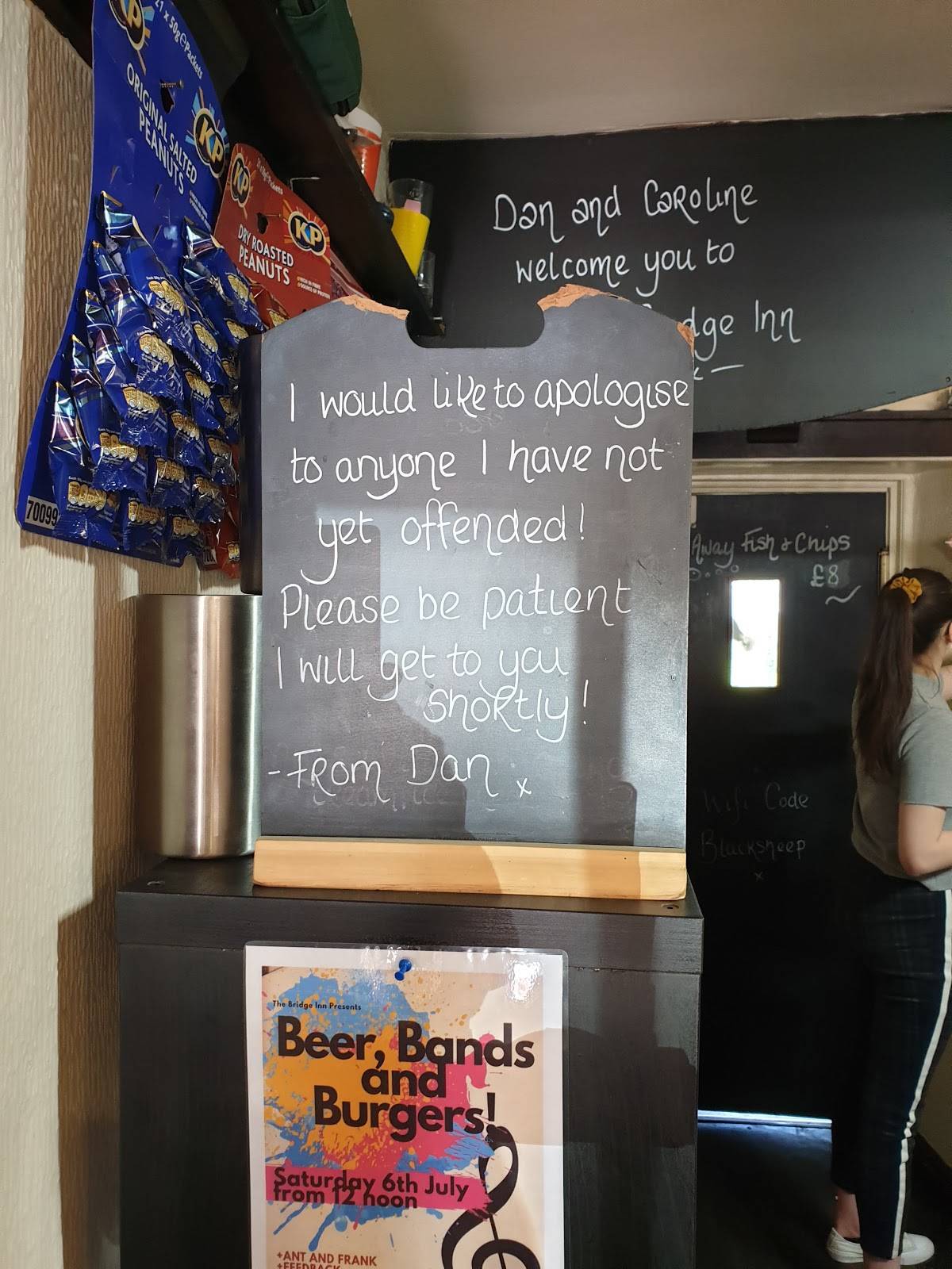 Menu at The Bridge Inn pub & bar, Pateley Bridge