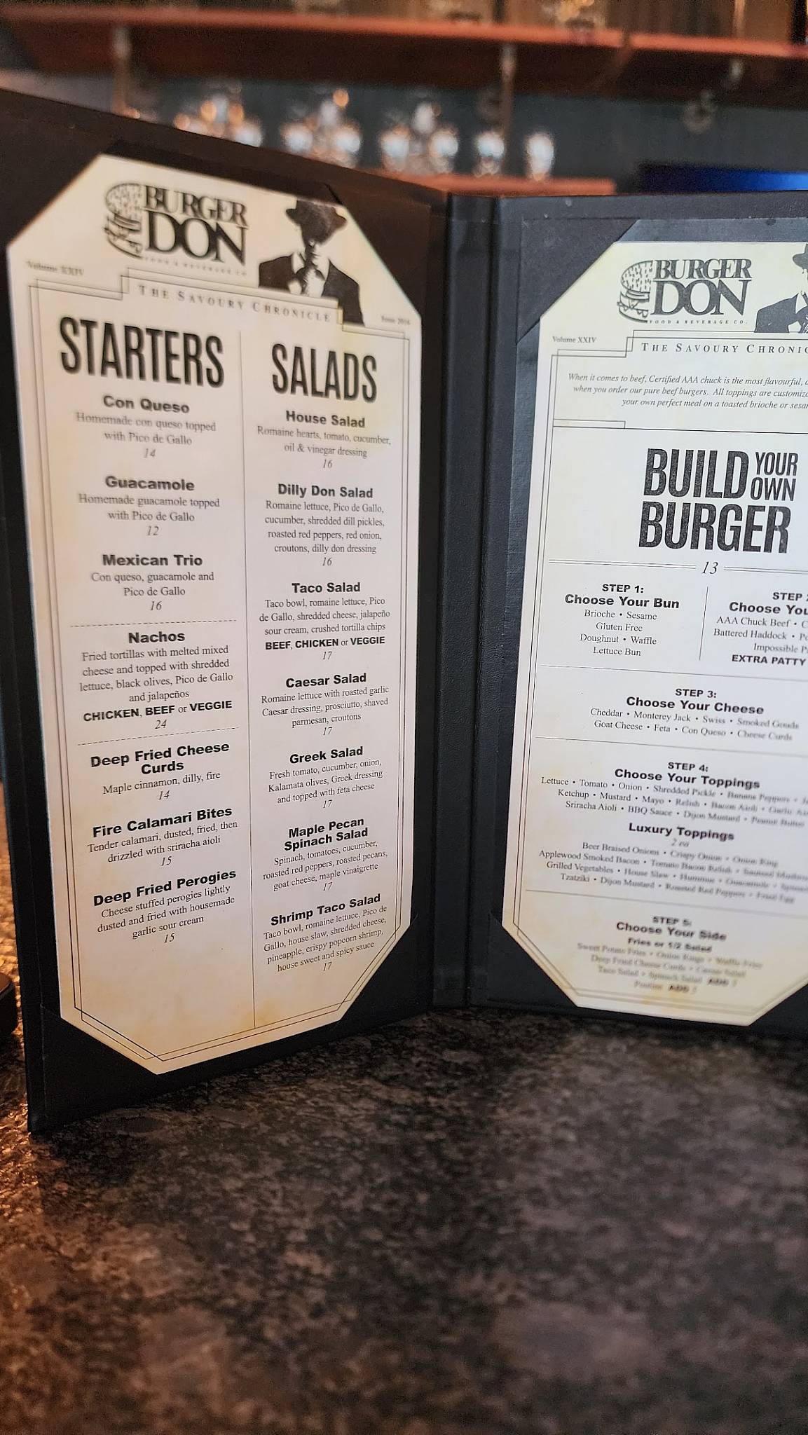 Menu at The Burger Don pub & bar, Sault Ste. Marie