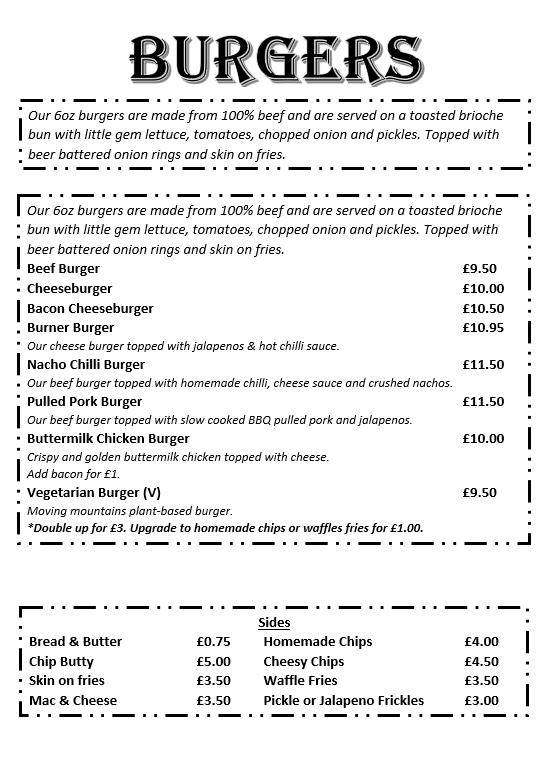 Menu at The Crown, Killamarsh, Sheffield, S21 1AB pub & bar, Sheffield ...