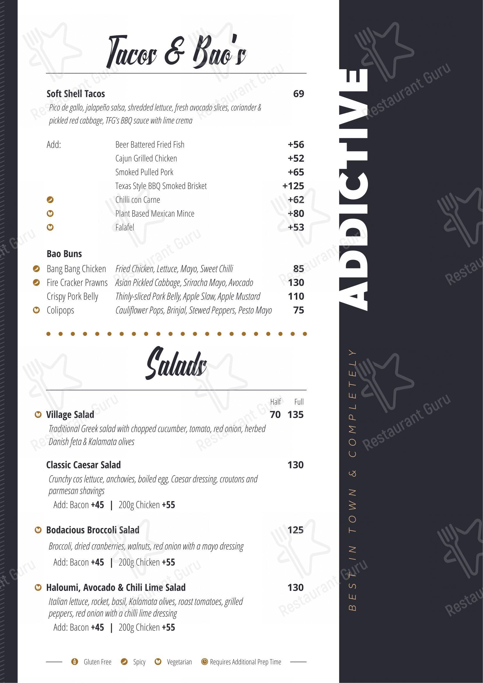 Menu at The Fat Ginger pub & bar, Sandton