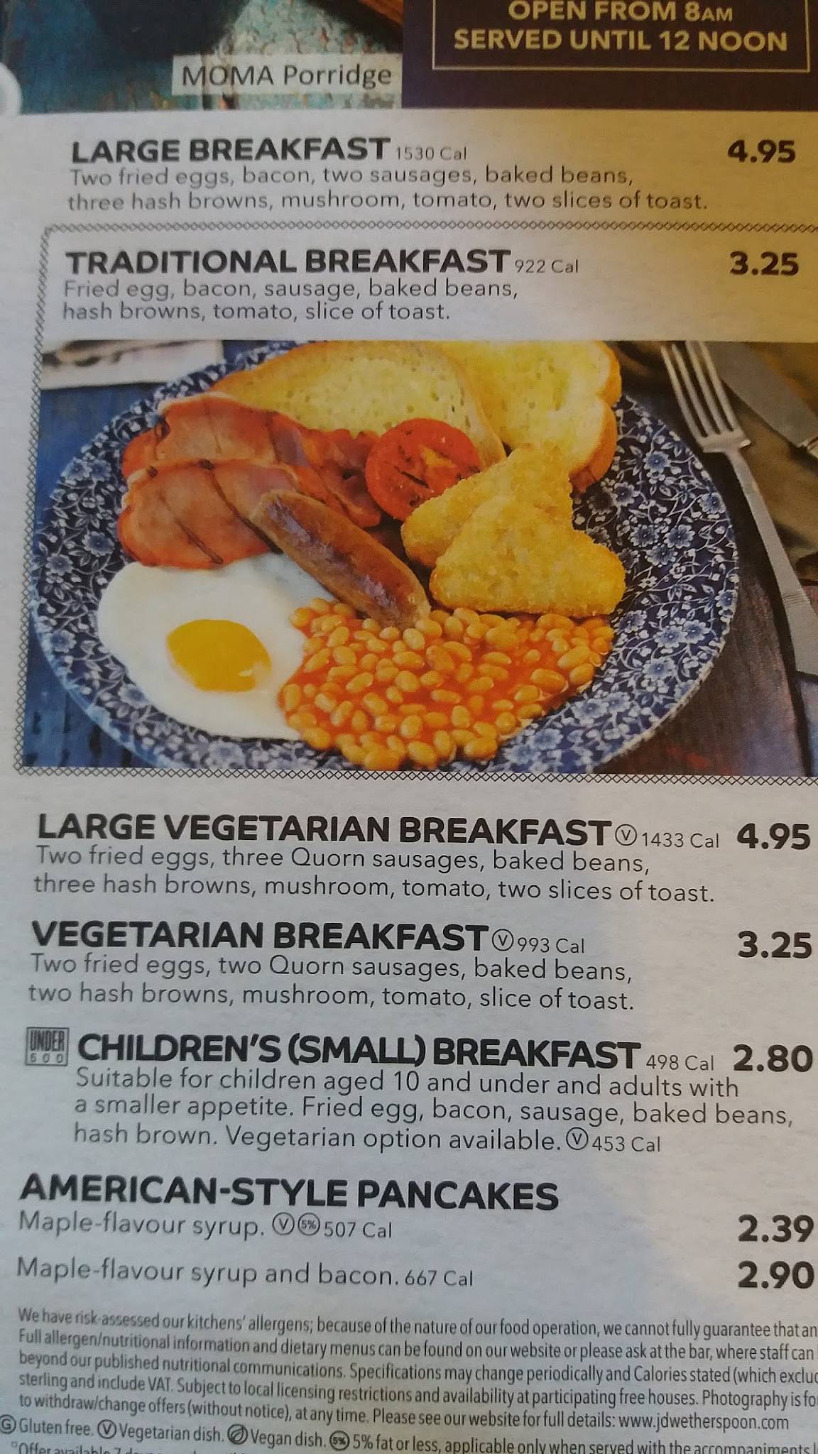 Menu at The George Inn - JD Wetherspoon pub & bar, Littlehampton