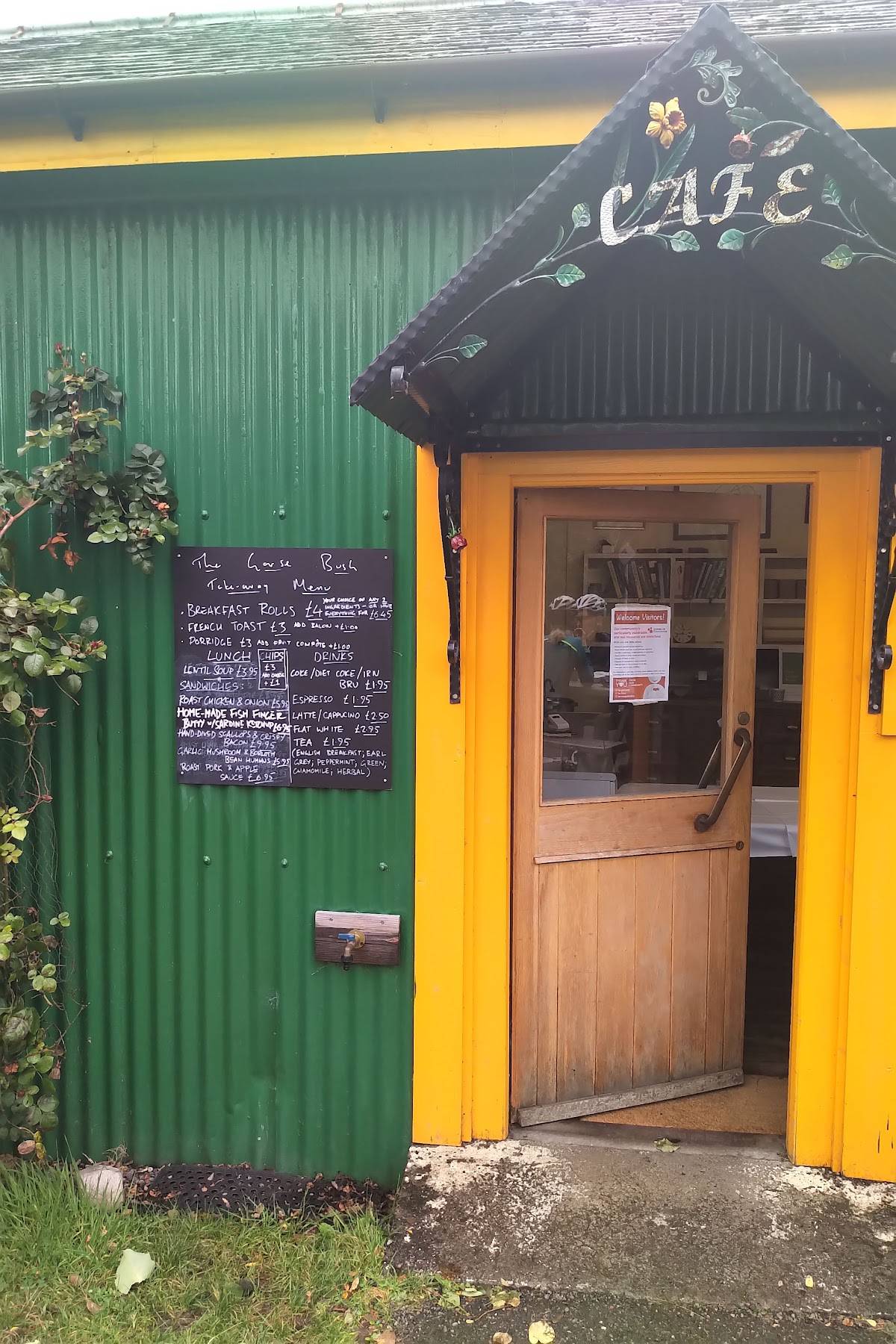 Menu at The Gorse Bush restaurant, Kinlochewe