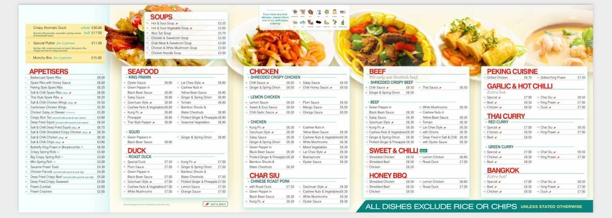 Menu at The Gourmet Place fast food, Tranent