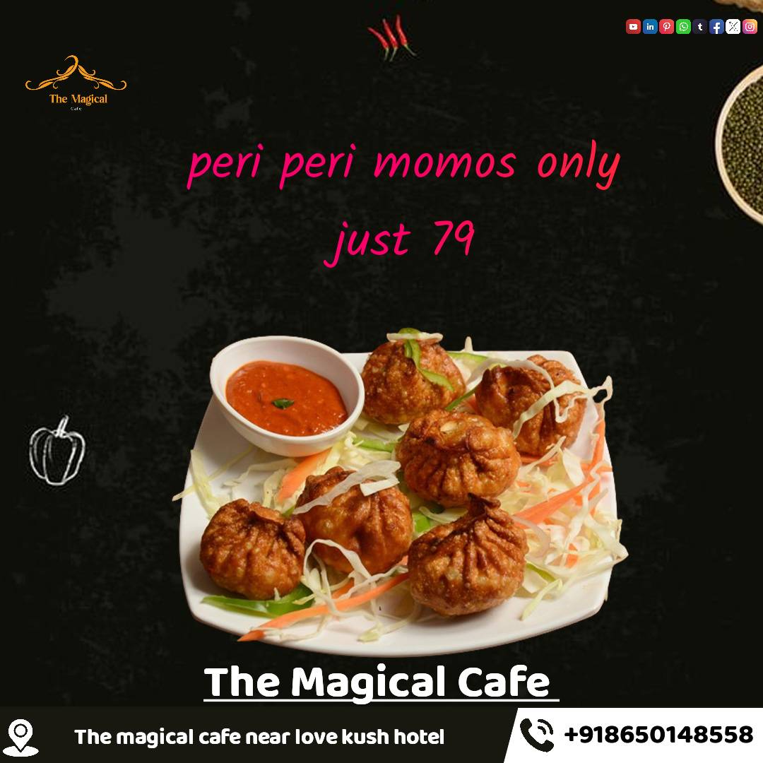 Menu at The Magical Cafe, Srinagar