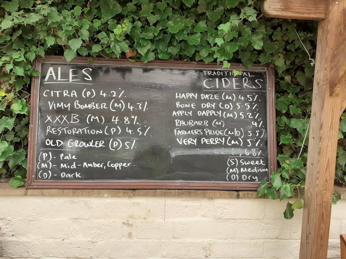 Menu at The Mermaid pub & bar, St Albans