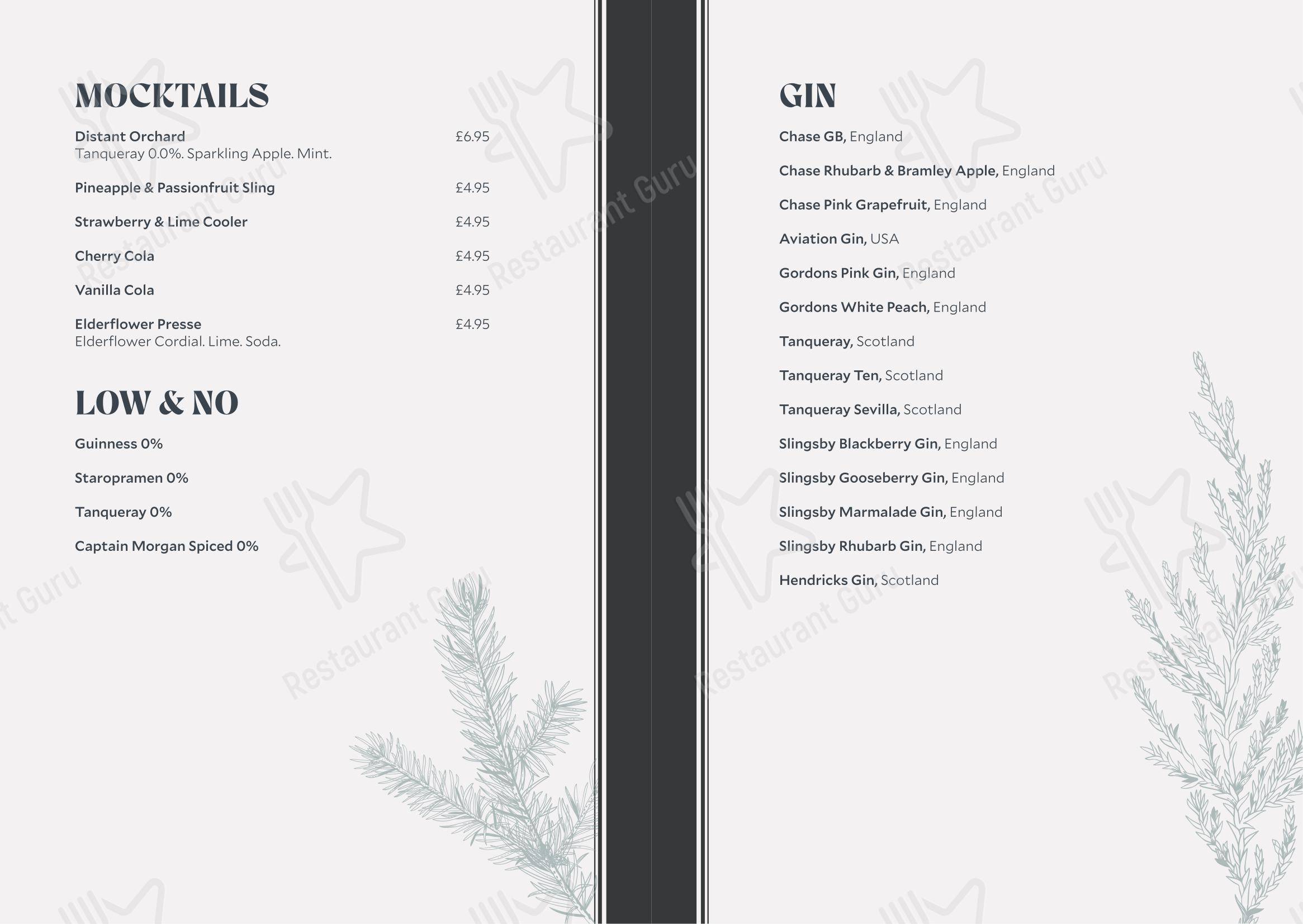 Menu at The Midland pub & bar, Morecambe