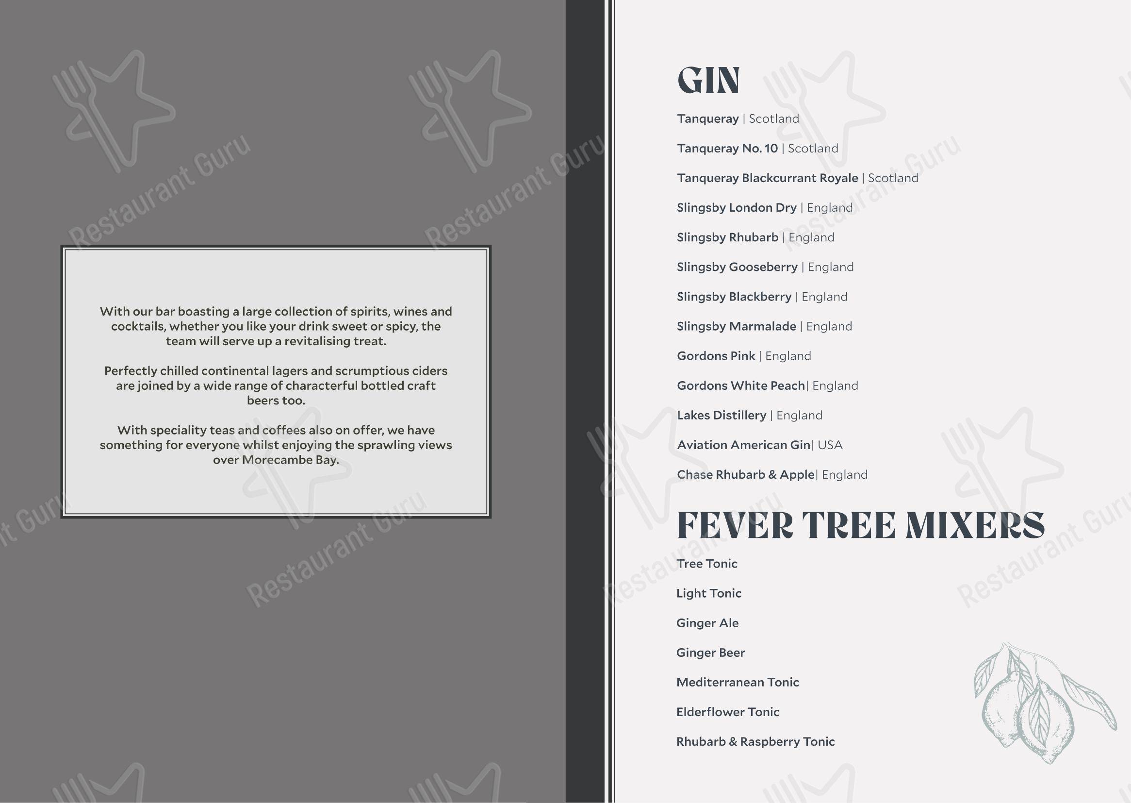 Menu at The Midland pub & bar, Morecambe