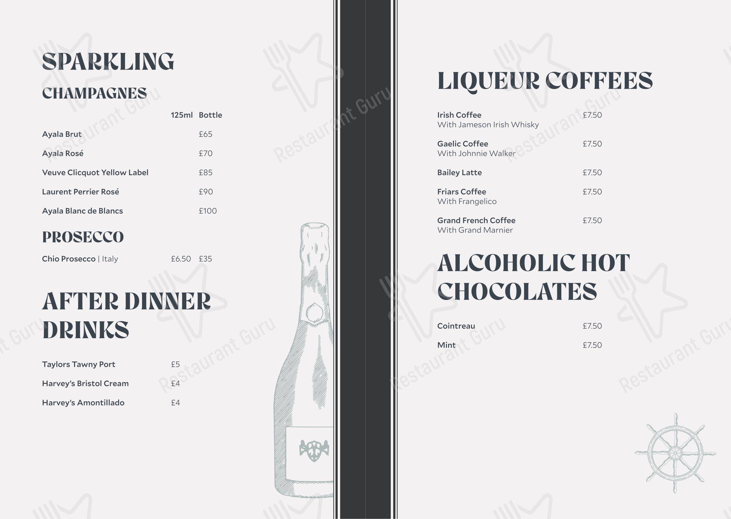 Menu at The Midland pub & bar, Morecambe