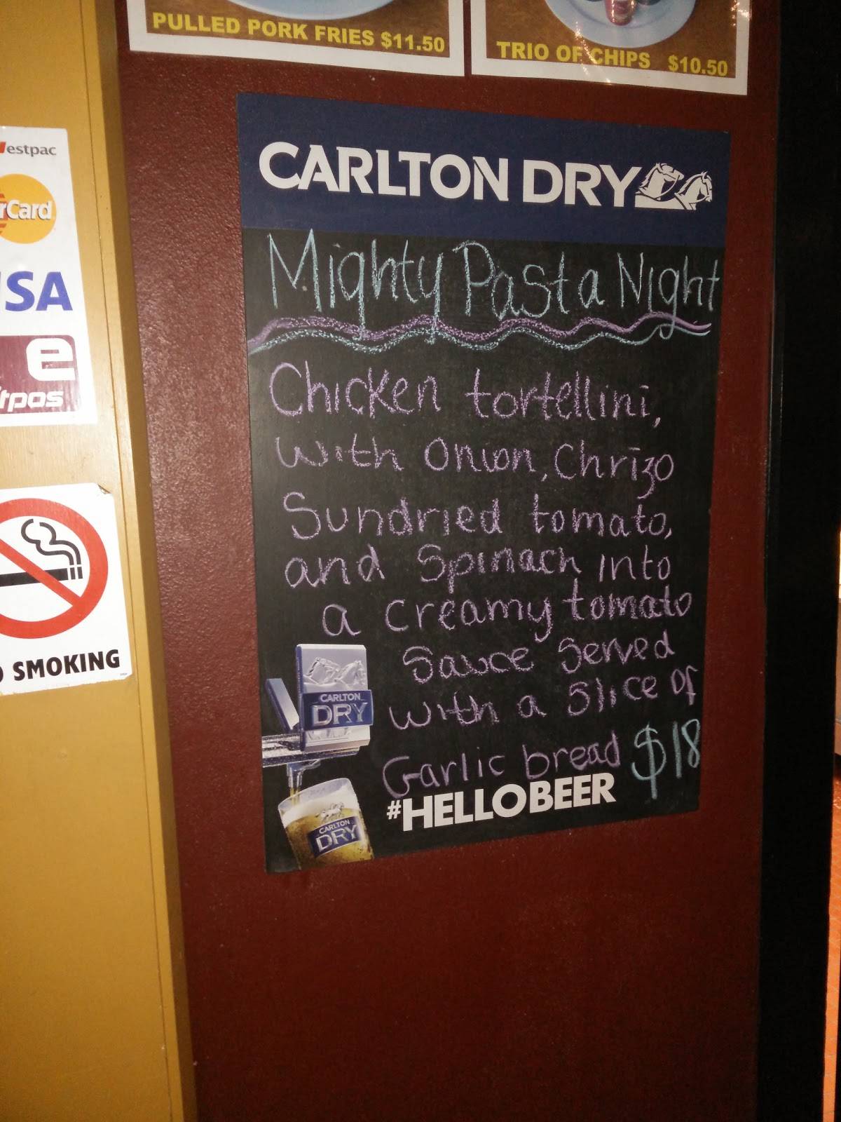 Menu at The Mighty Quinn Tavern pub & bar, Tuart Hill