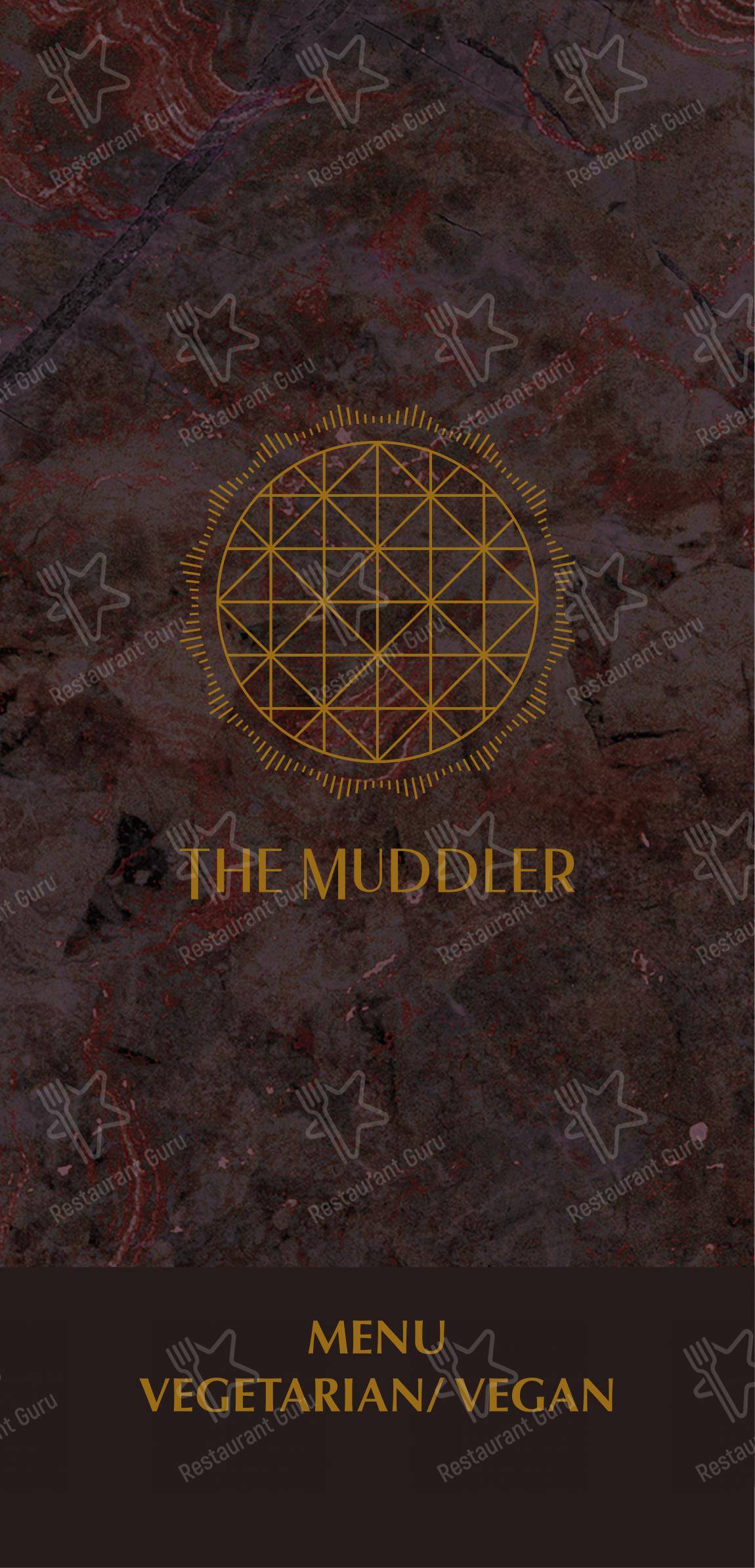 Menu at The Muddler restaurant, Newcastle upon Tyne