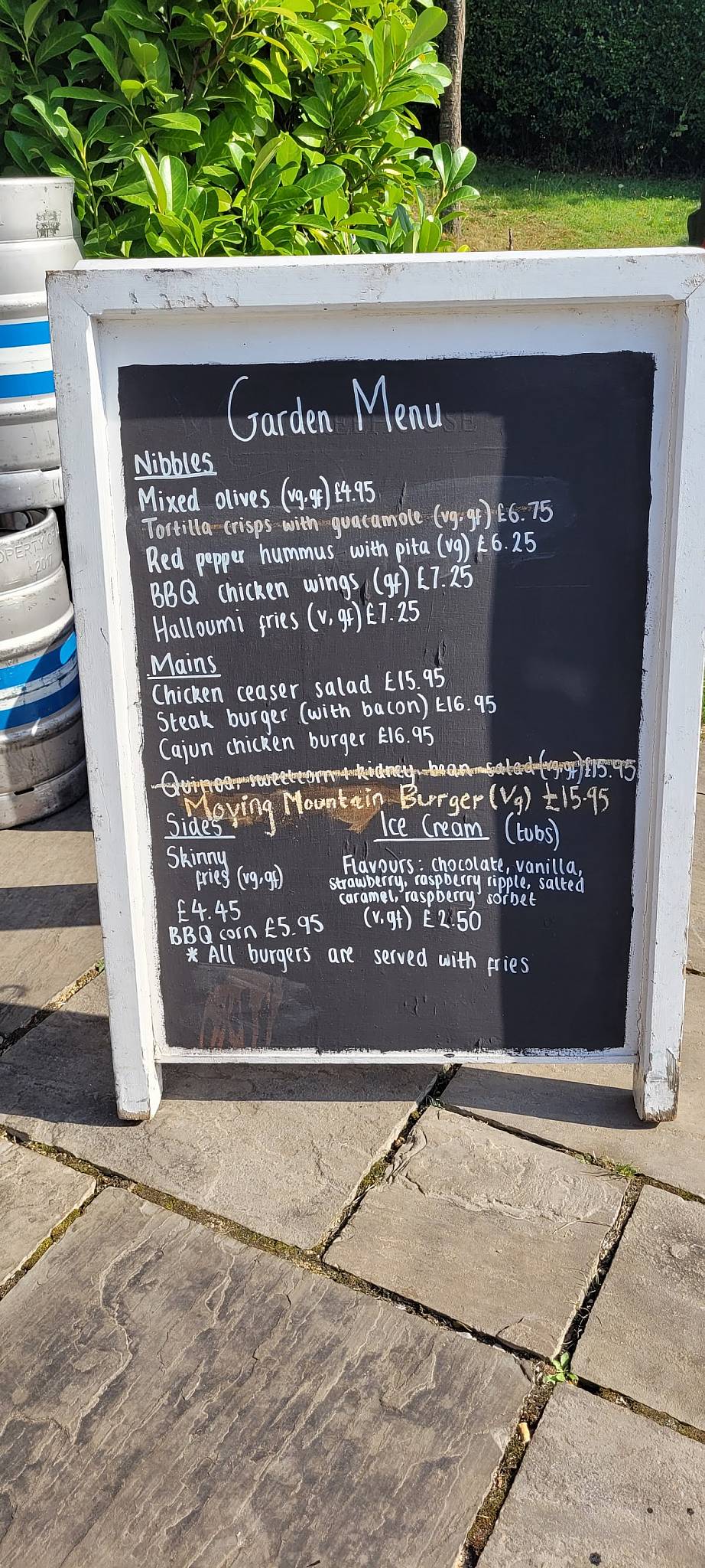 Menu at The Old Orchard pub & bar, Ruislip