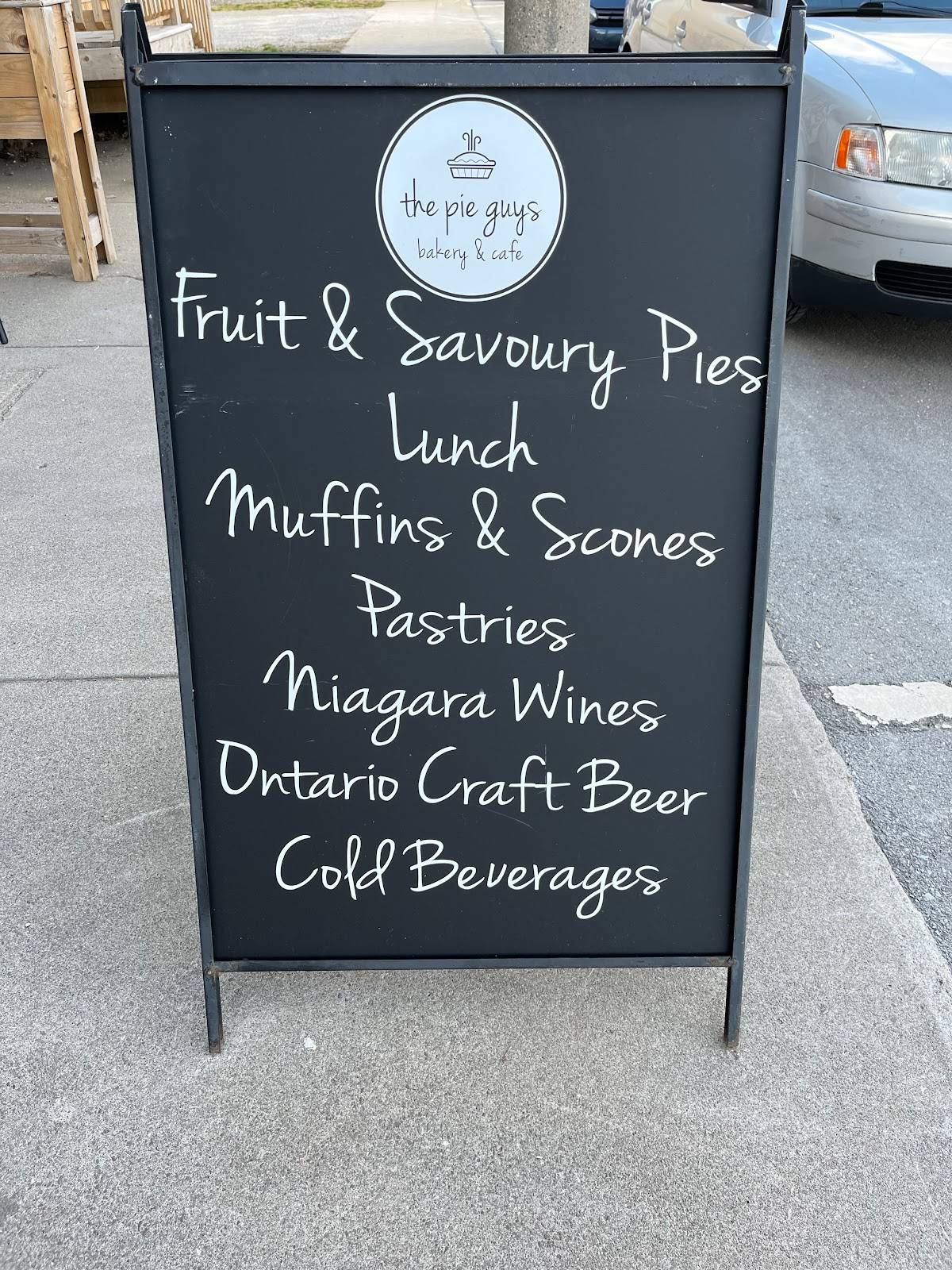 Menu at The Pie Guys Bakery & Cafe, Port Colborne