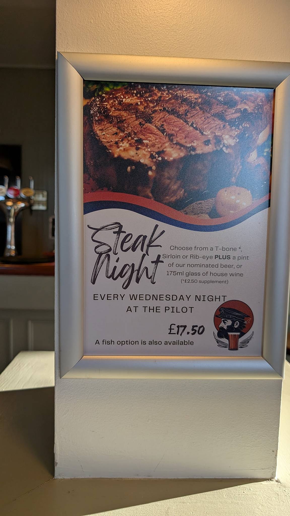 Menu at The Pilot Penarth pub & bar, Penarth