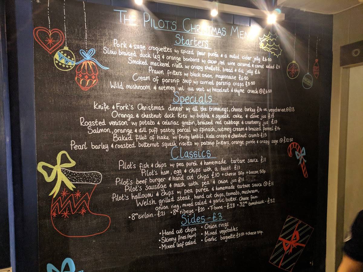 Menu at The Pilot Penarth pub & bar, Penarth