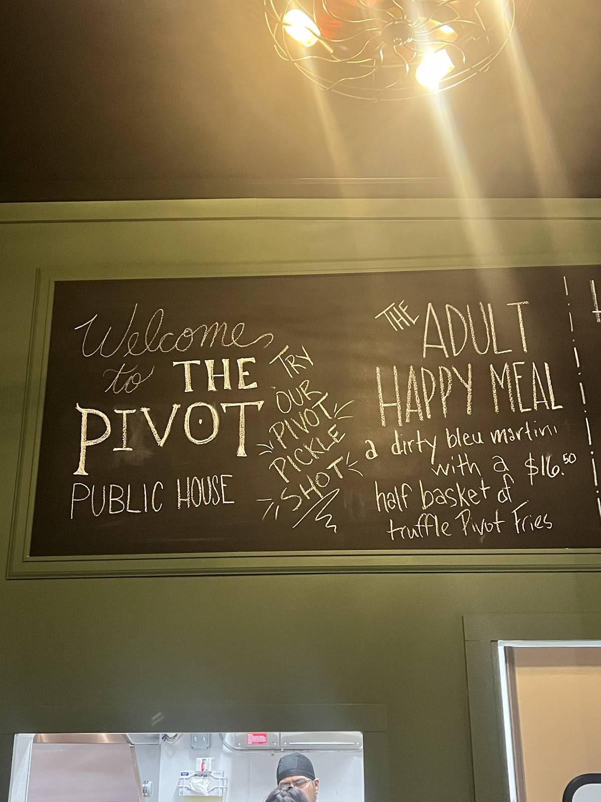 Menu at The Pivot Public House by Sand Dunes Recreation, Monte Vista