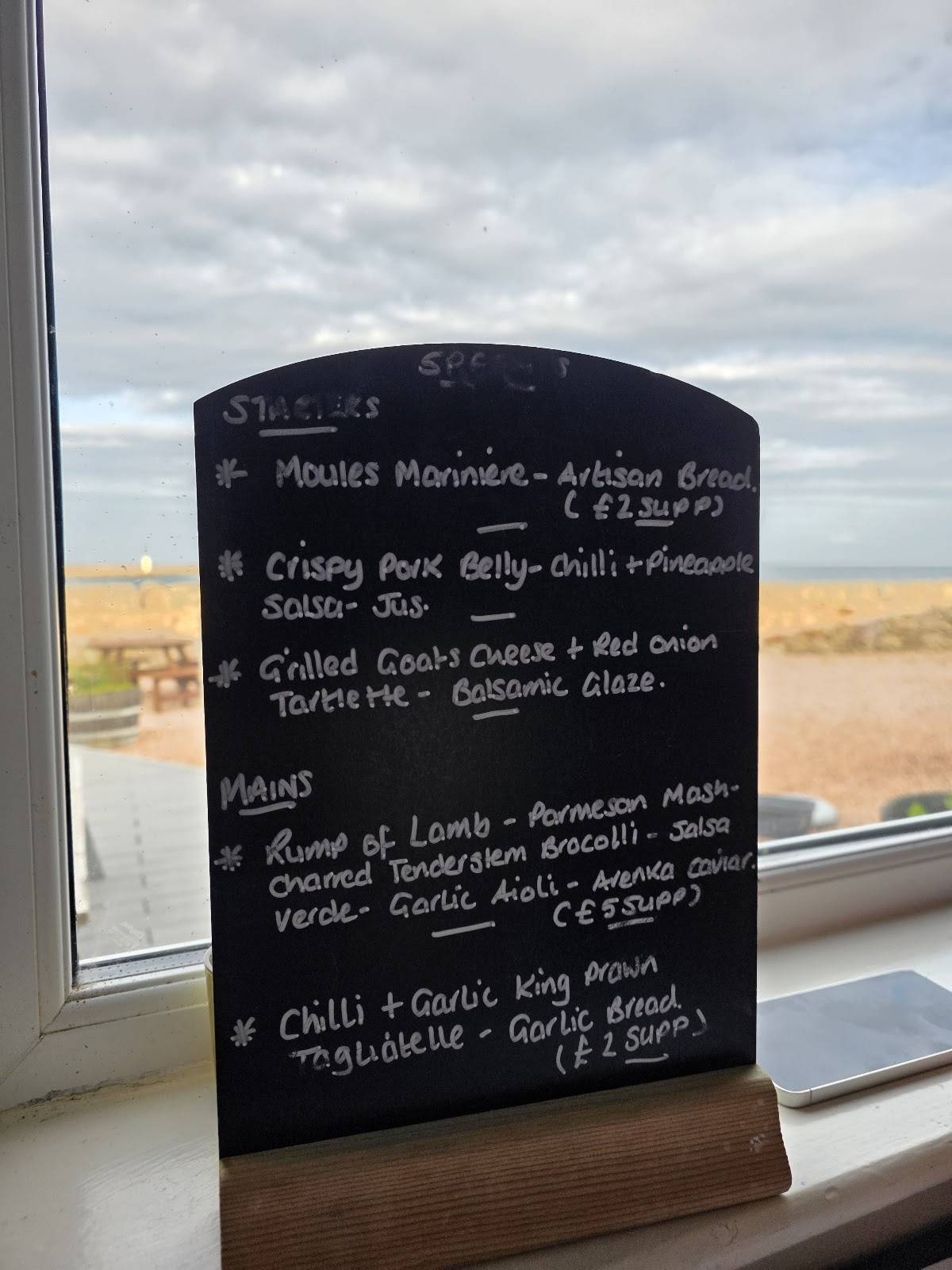 Menu at The Rockies Restaurant, Anstruther