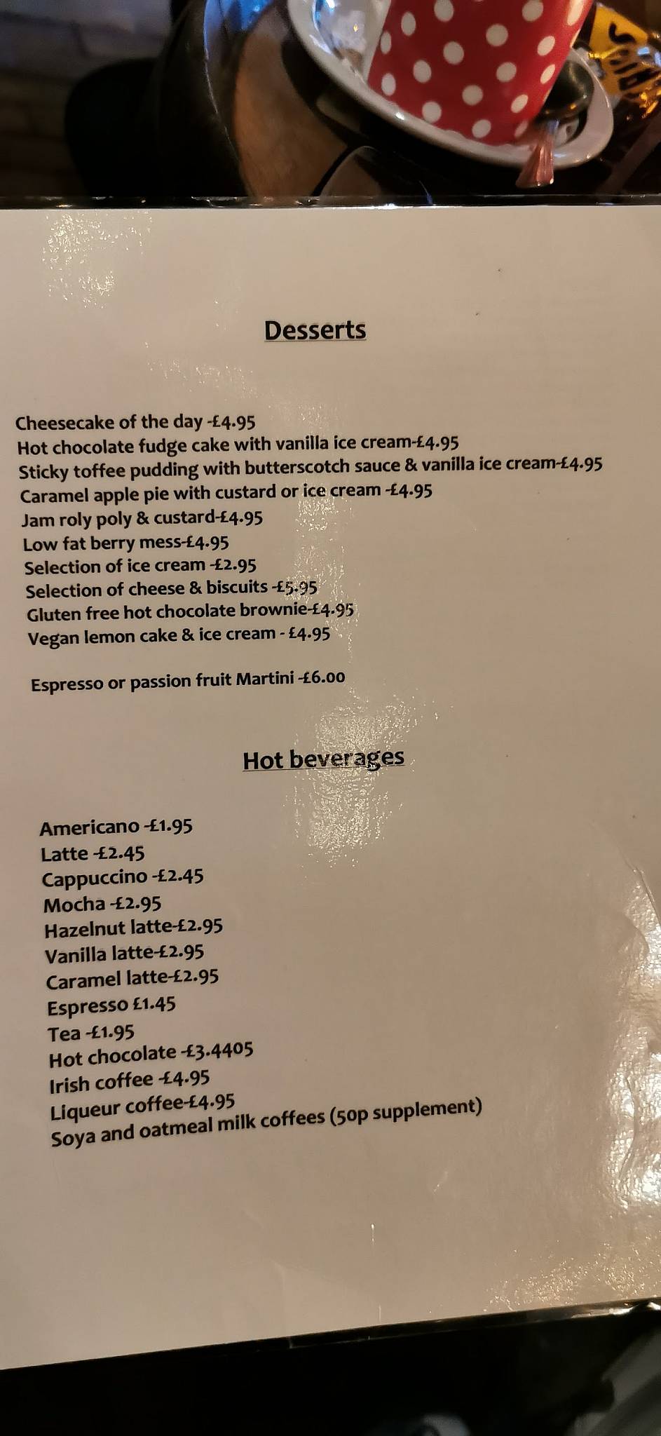 Menu at The Stables Pub & Eatery, Houghton le Spring