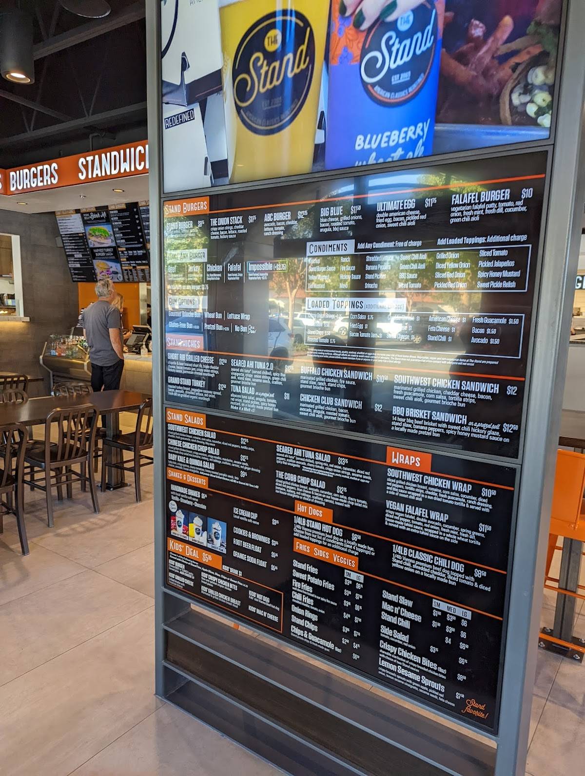 Menu at The Stand - American Classics Redefined restaurant, San Juan ...