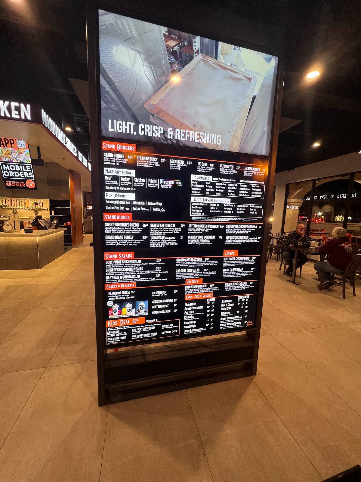 Menu at The Stand - American Classics Redefined restaurant, San Juan ...