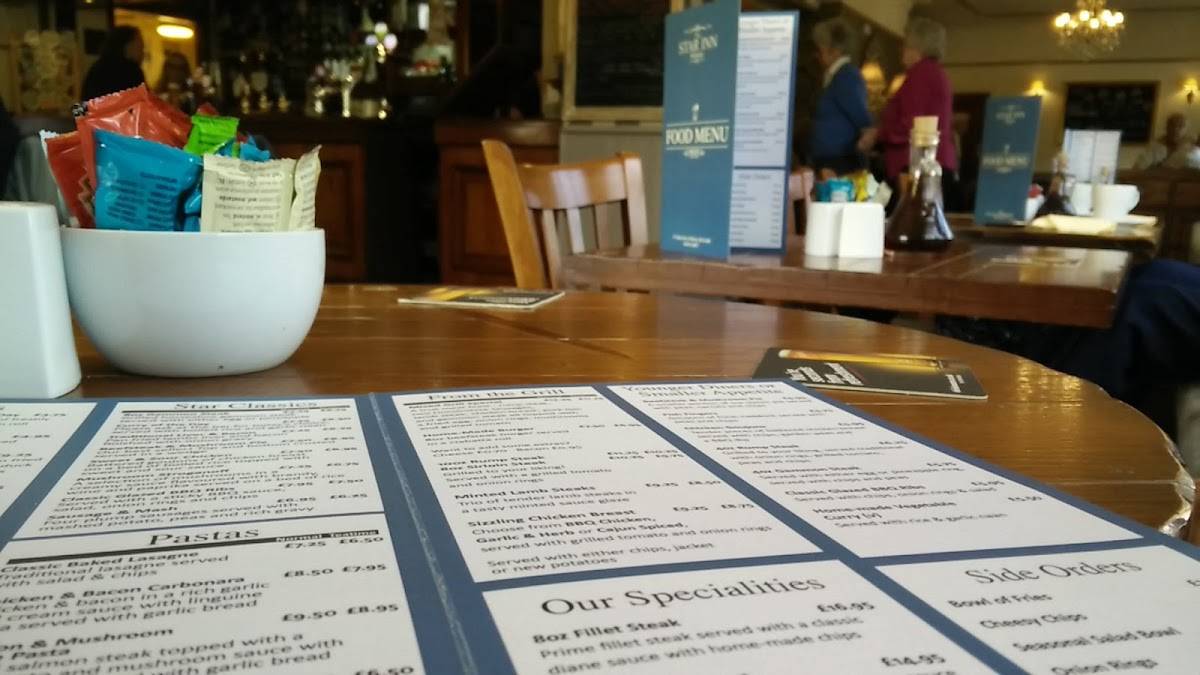 Menu at The Star Inn pub & bar, Willerby