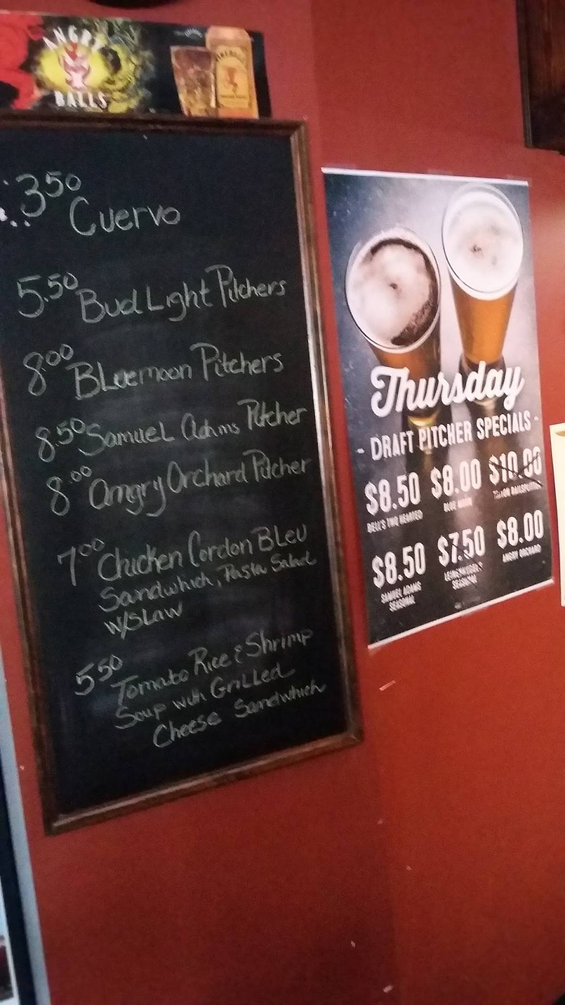Menu at The Thompson House pub & bar, Indianapolis