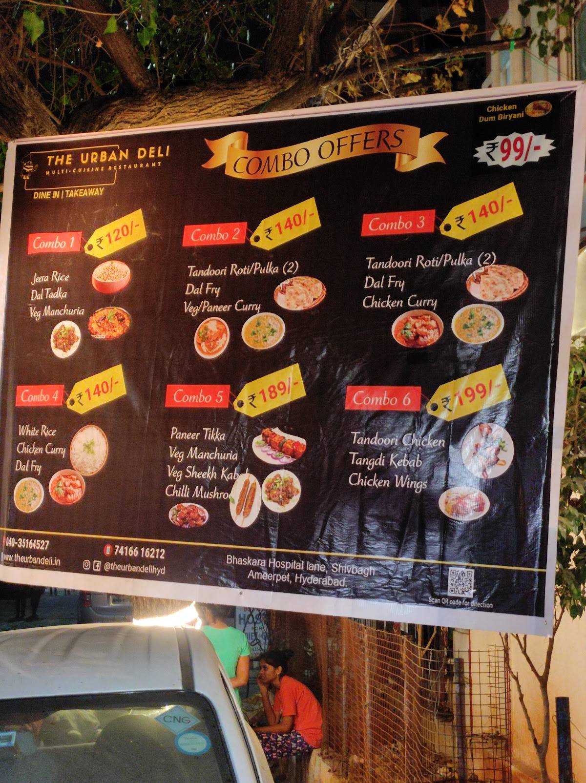 Menu at The Urban Deli, Hyderabad, H.No 7-1-212/A/30/1