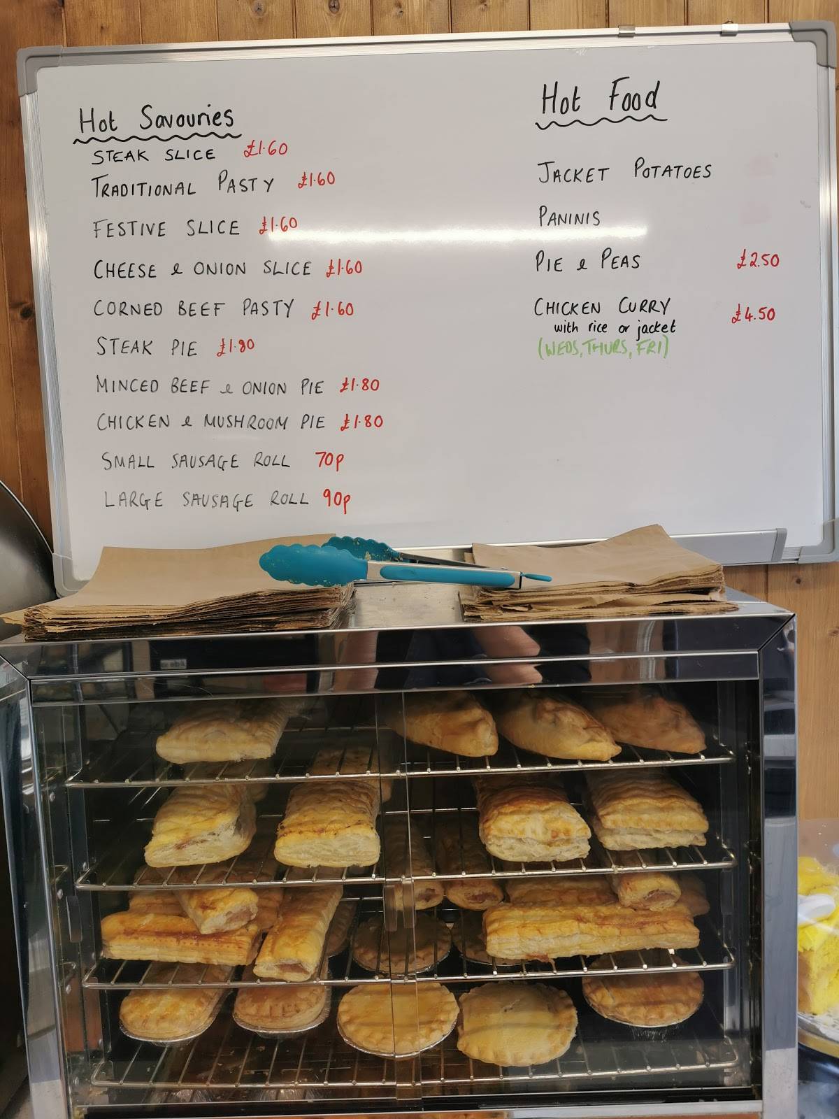 Menu at The Village Bakery Billingham, Billingham
