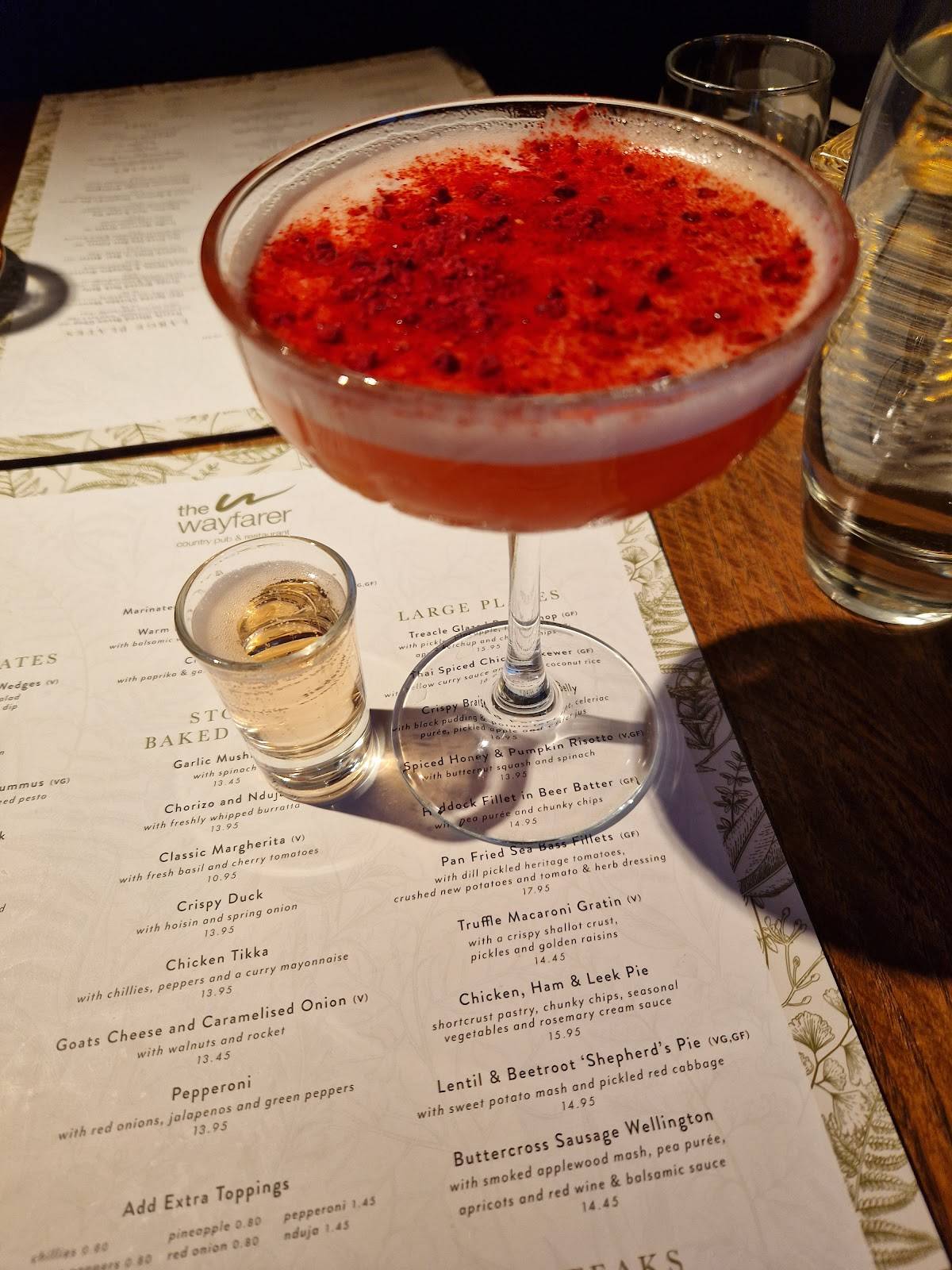 Menu at The Wayfarer pub & bar, Stone