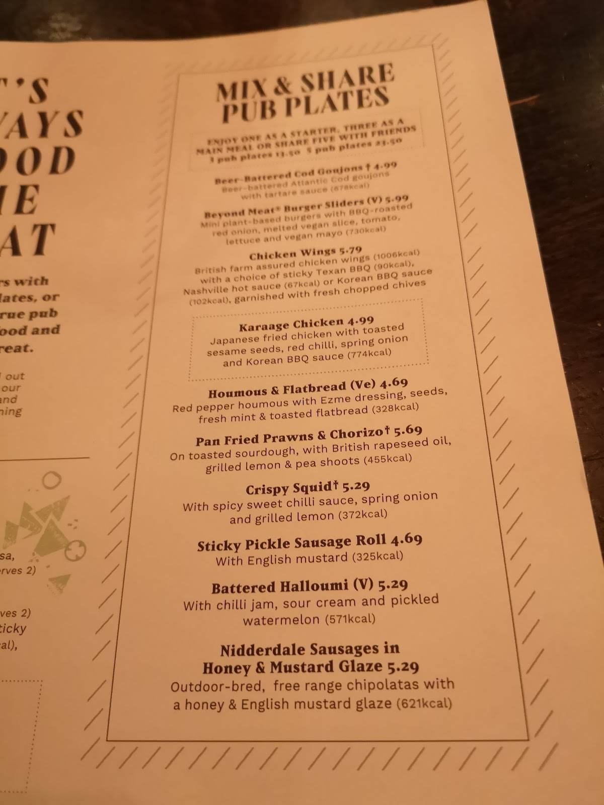 Menu at The Westbourne pub & bar, Bournemouth, The Westbourne