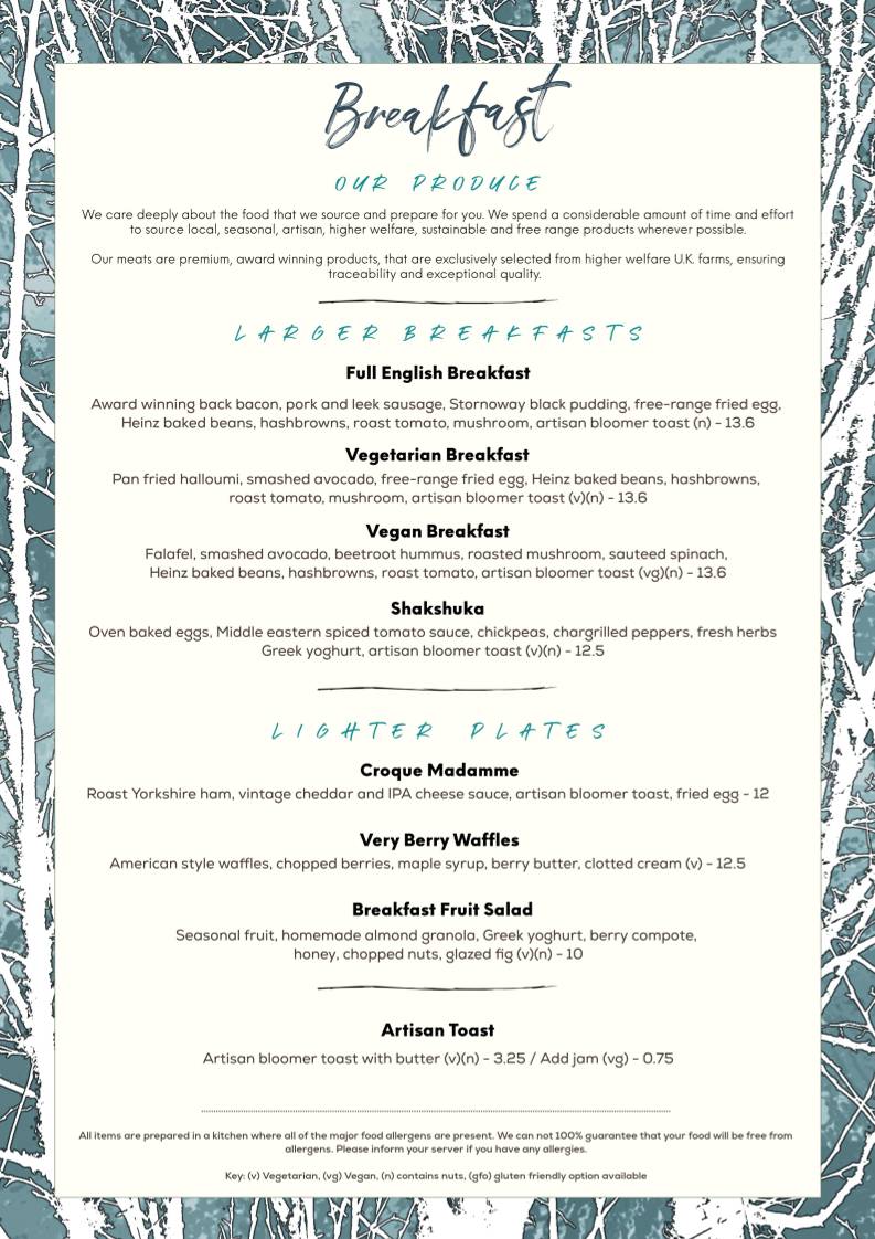 Menu at The Wheelbarrow, Liverpool, Greenbank Sports Academy