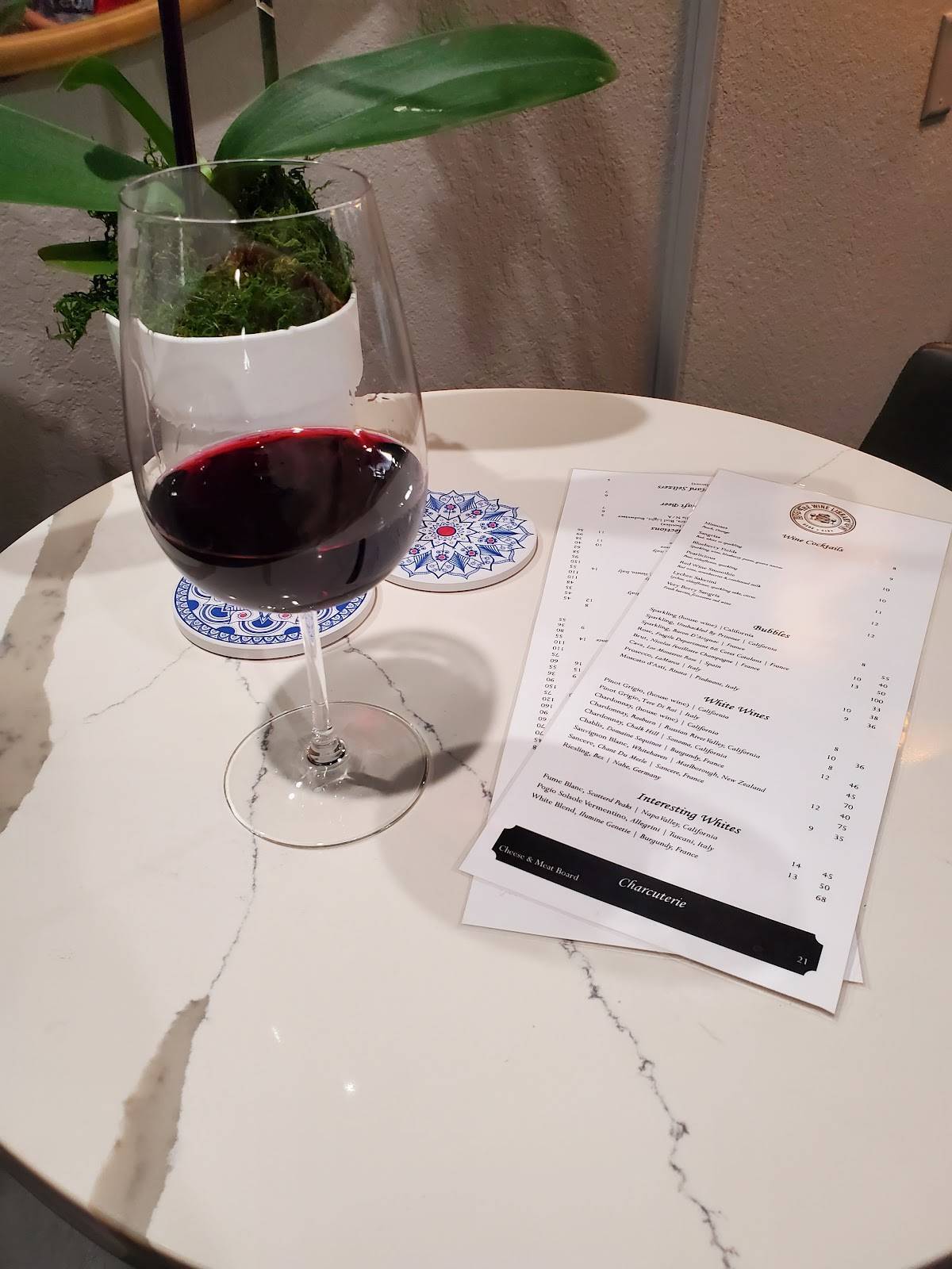 Menu at The Wine Library Dade City pub & bar, Dade City
