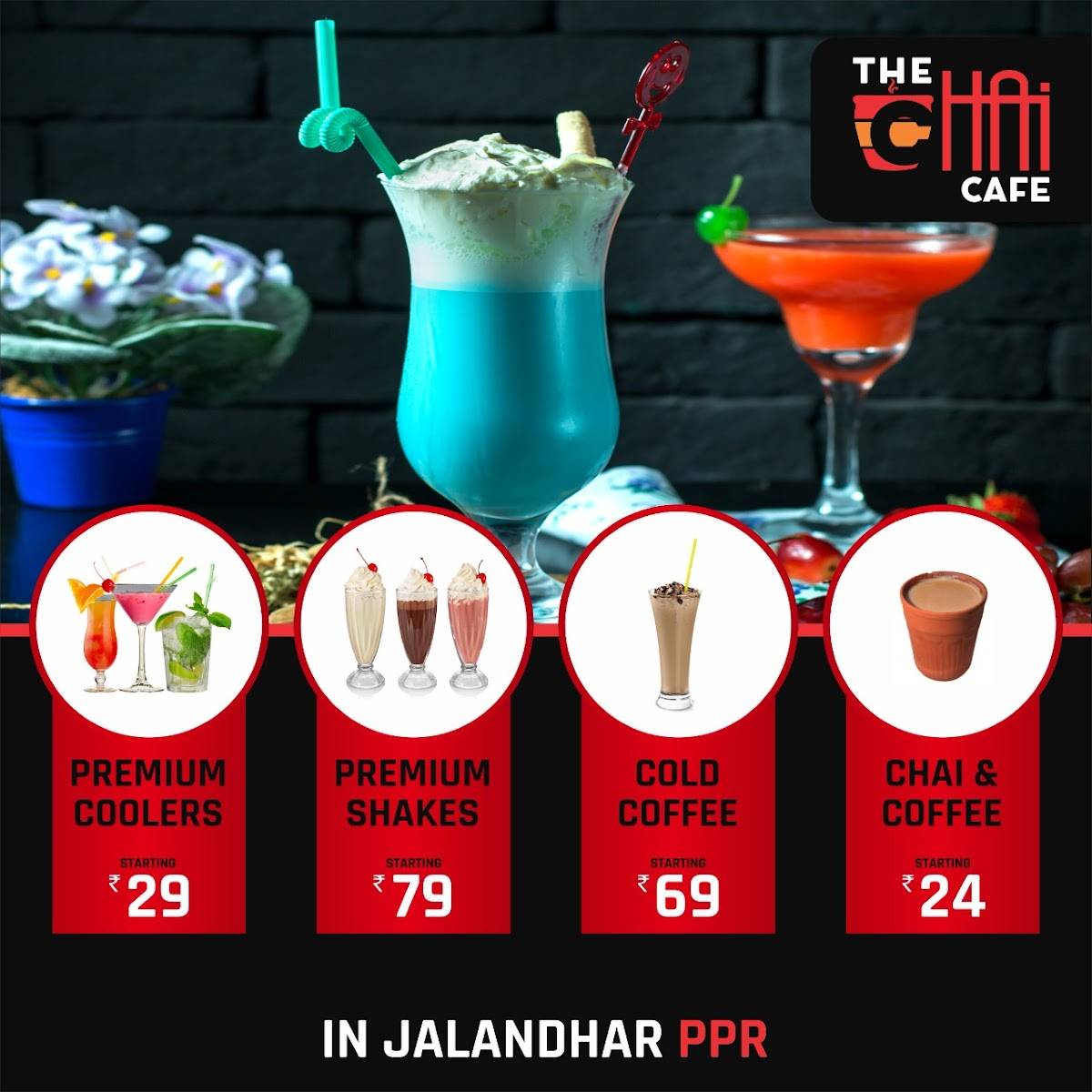 Menu at The chai cafe, Jalandhar, ppr market