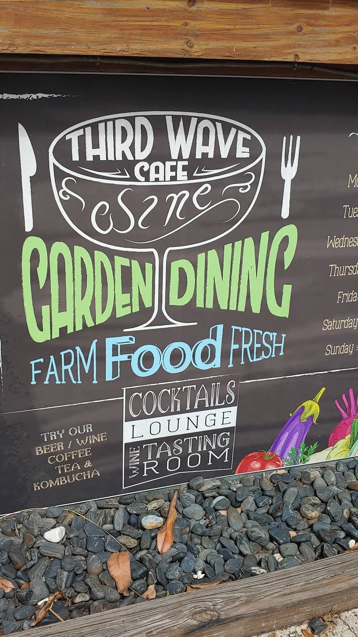 Menu at Third Wave Cafe & Wine Bar, New Smyrna Beach