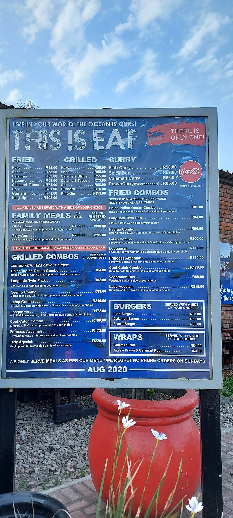 Menu at This Is Eat restaurant, Port Elizabeth
