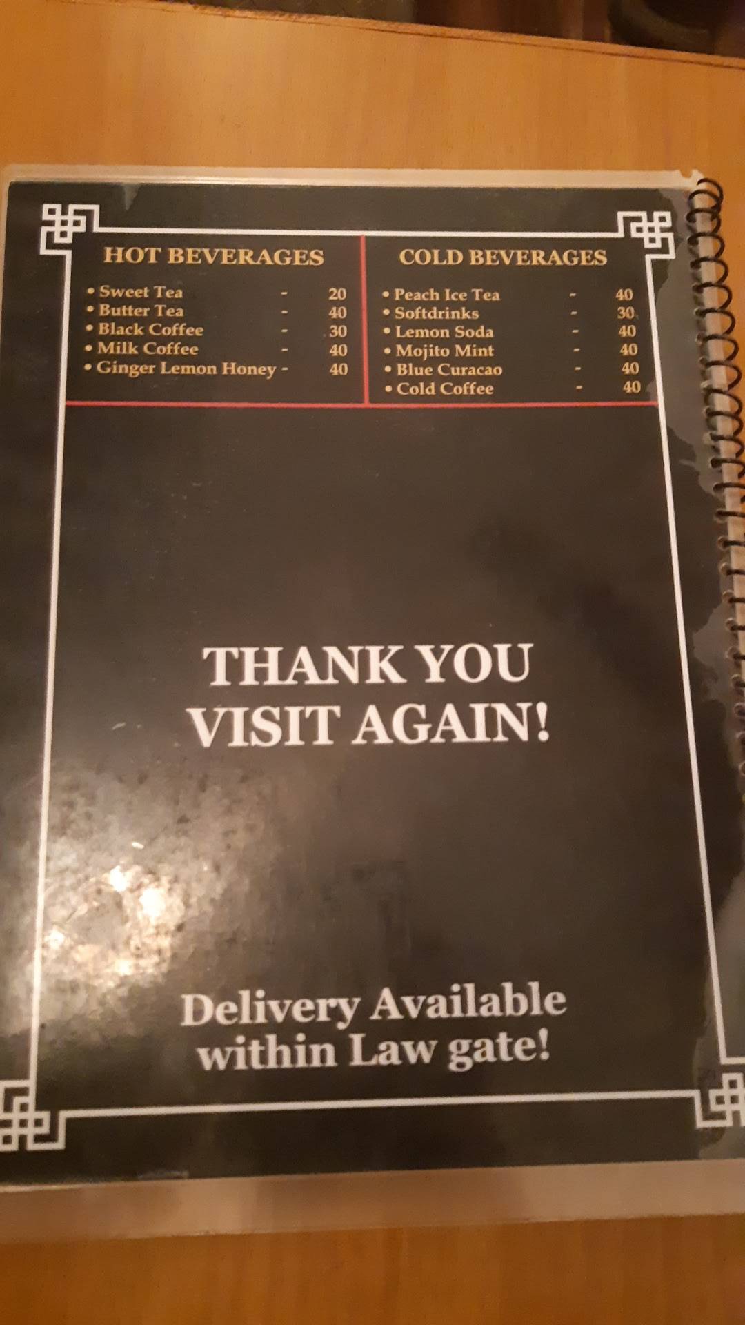 Menu at Tibet Kitchen, Khajurla, 7M4W+3XJ