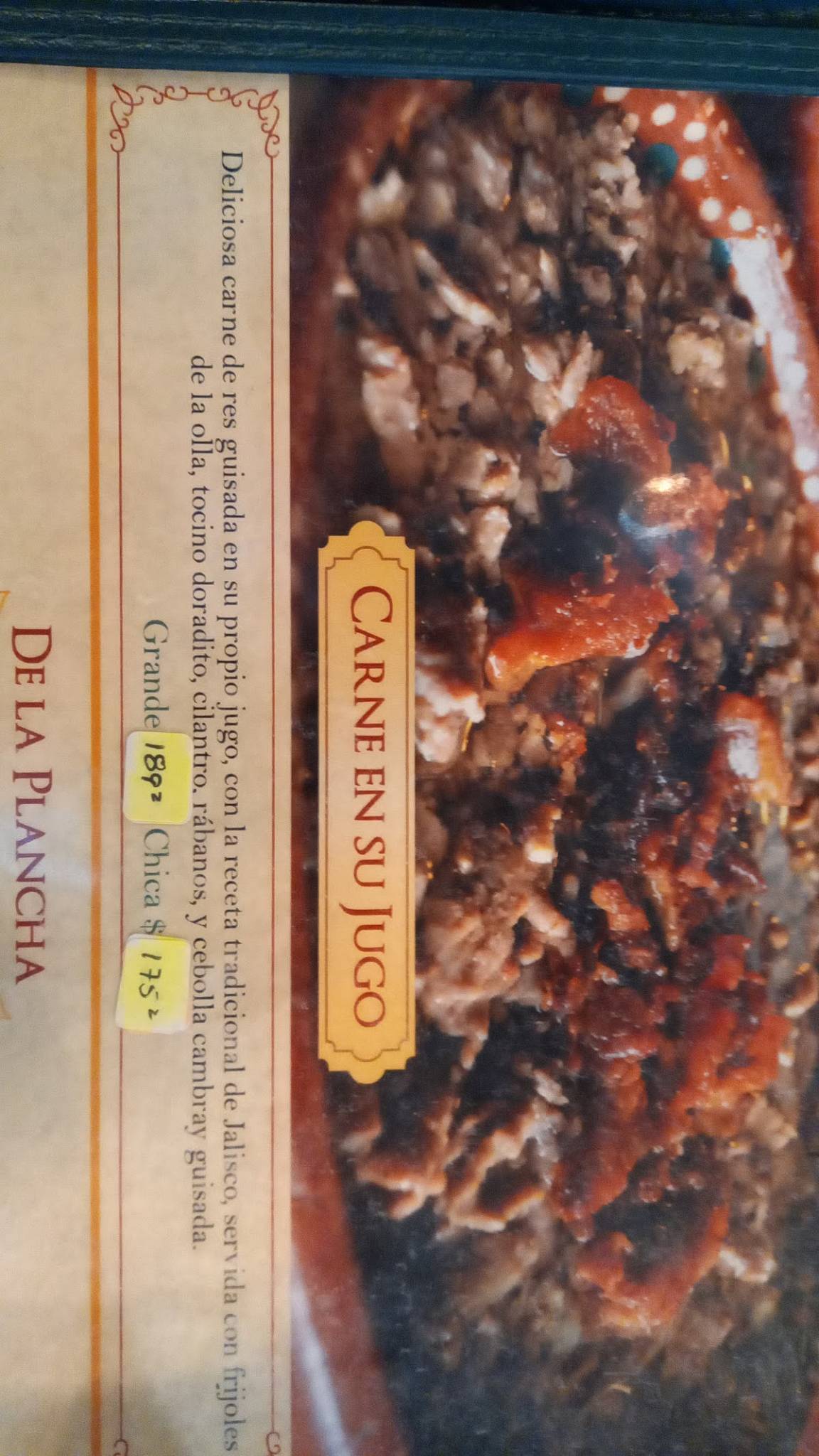 Menu at Don Paco restaurant, Tijuana, Blvrd Gral Rodolfo Sánchez ...