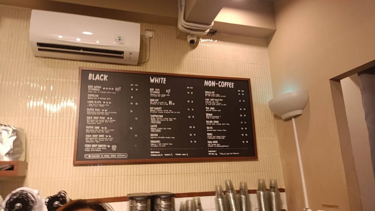 Menu at Toko Kopi TUKU - Kemang, South Jakarta