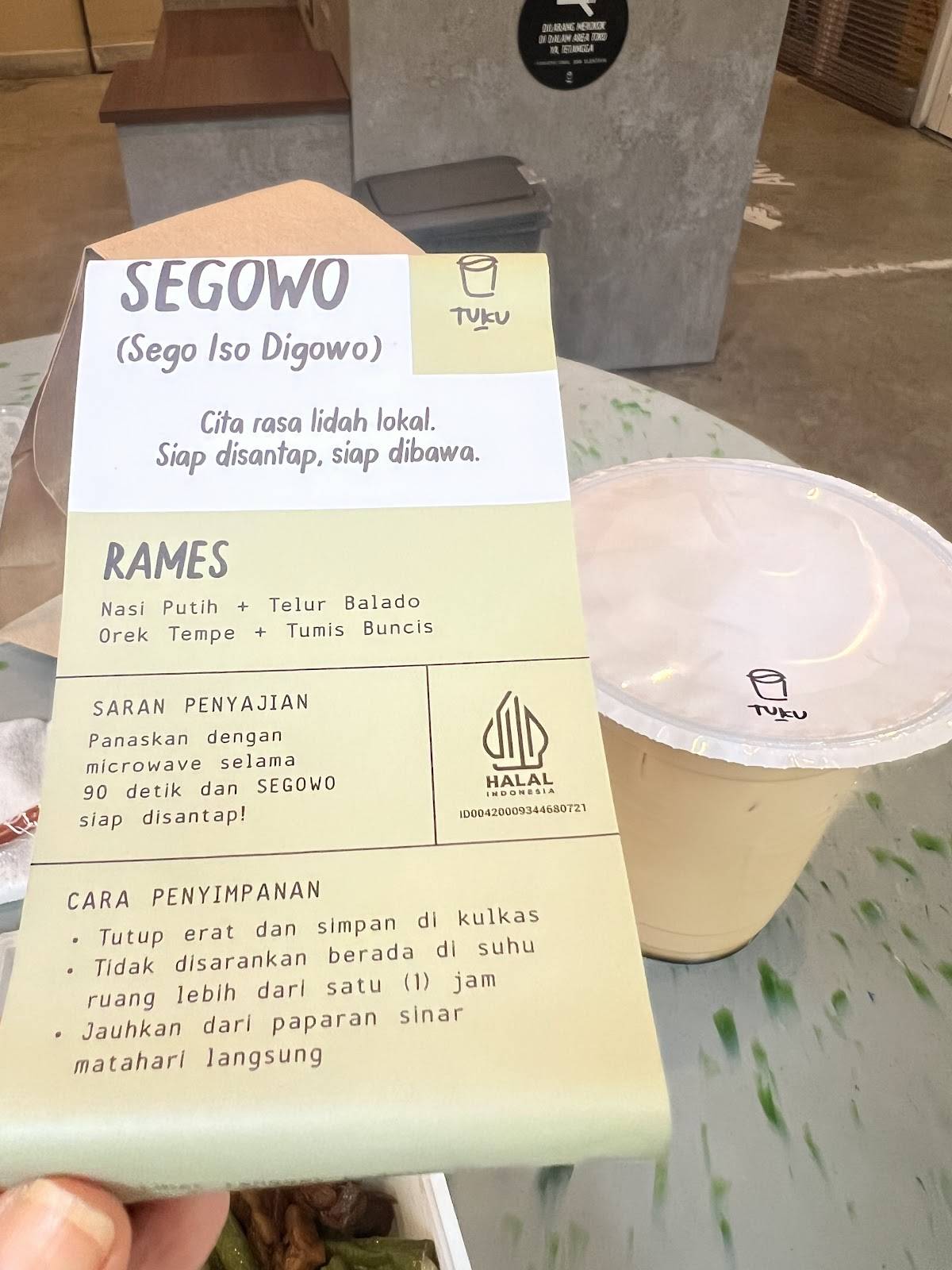 Menu at Toko Kopi TUKU - Kemang, South Jakarta