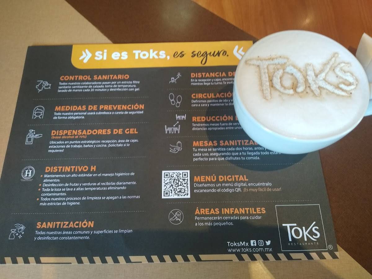 Menu at Toks Pachuca Centro restaurant, Pachuca, Av Benito Juárez 20