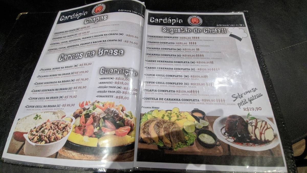 Menu em Torresmo com Mandioca pub & Bar, Trindade