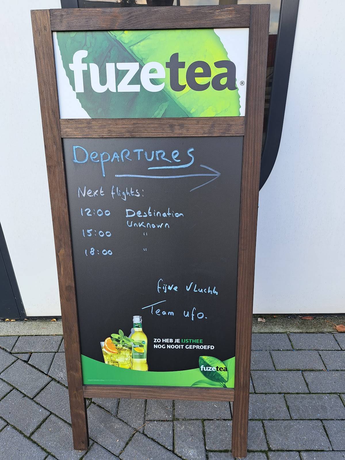 Speisekarte von UfO Restaurant, Rotterdam