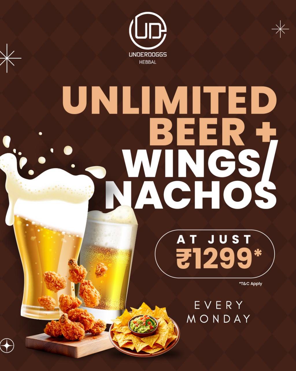 Menu at Underdoggs Hebbal, Bengaluru