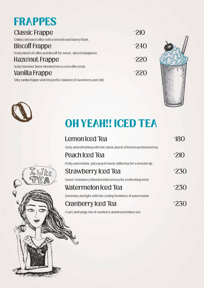 Menu at VELLORA CAFE & RESTRO, Surat