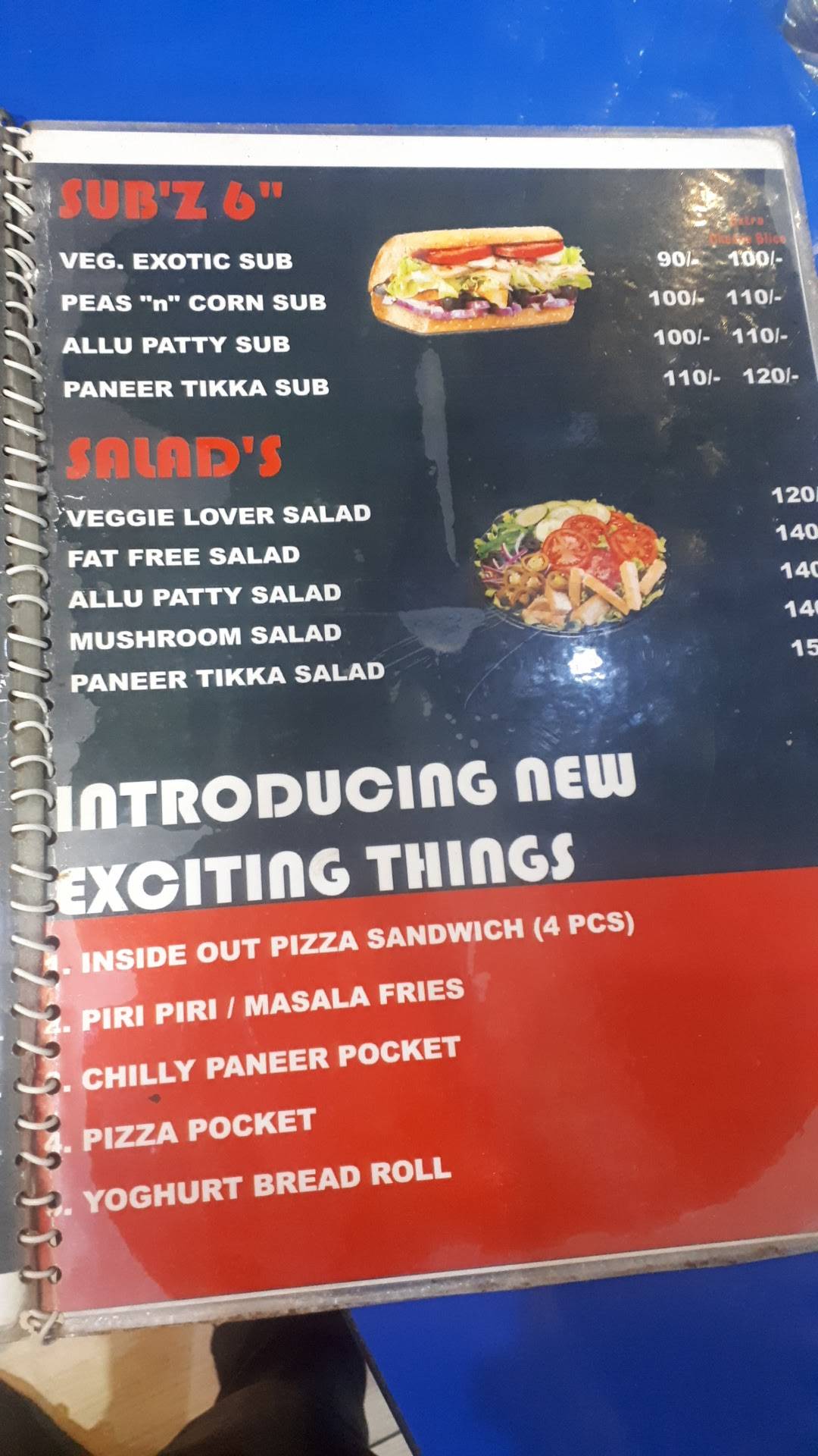 Menu at Veg Parlour The pizza experts, Goraya