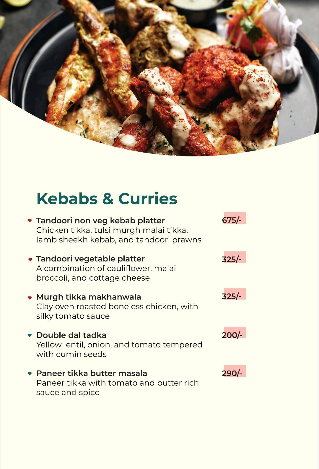 Menu at VELOCITY KOCHI, Kochi, Banerji Rd